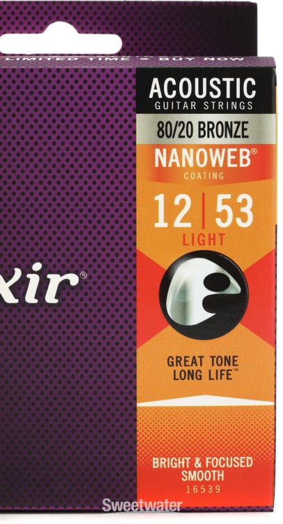 福袋特集 Elixir Strings #16539 Nanoweb with Anti-Rust 80 20 Bronze #11052 ...