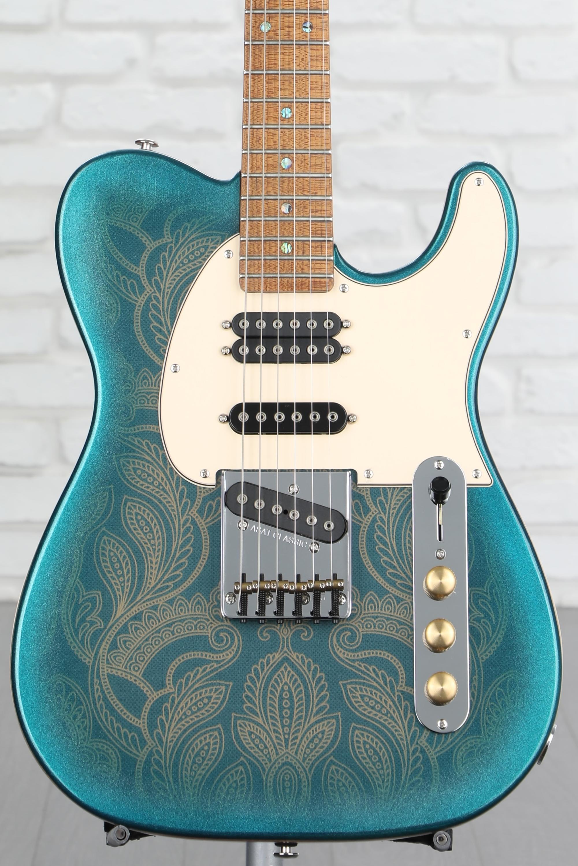 G&L Custom Shop ASAT Classic S Electric Guitar - Paisley Pattern ...