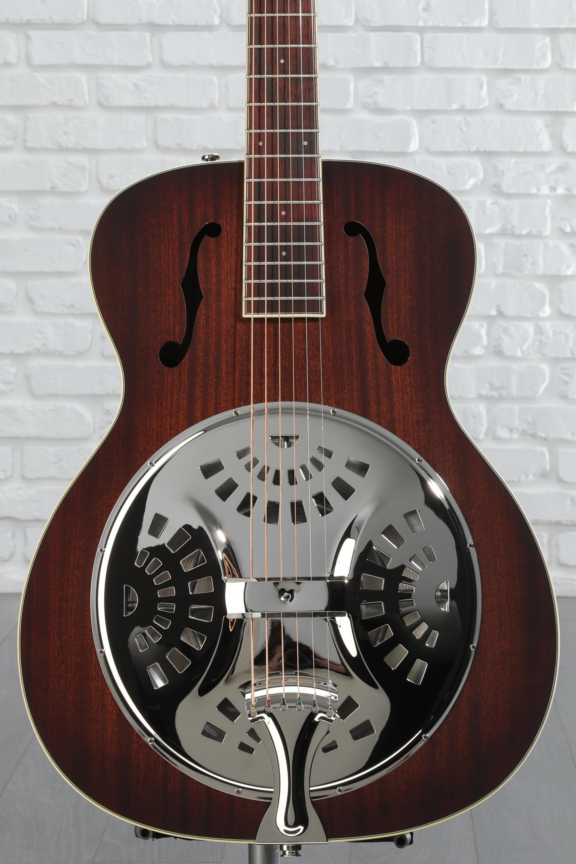 Fender PR-180E Resonator Guitar - Aged Cognac Burst | Sweetwater