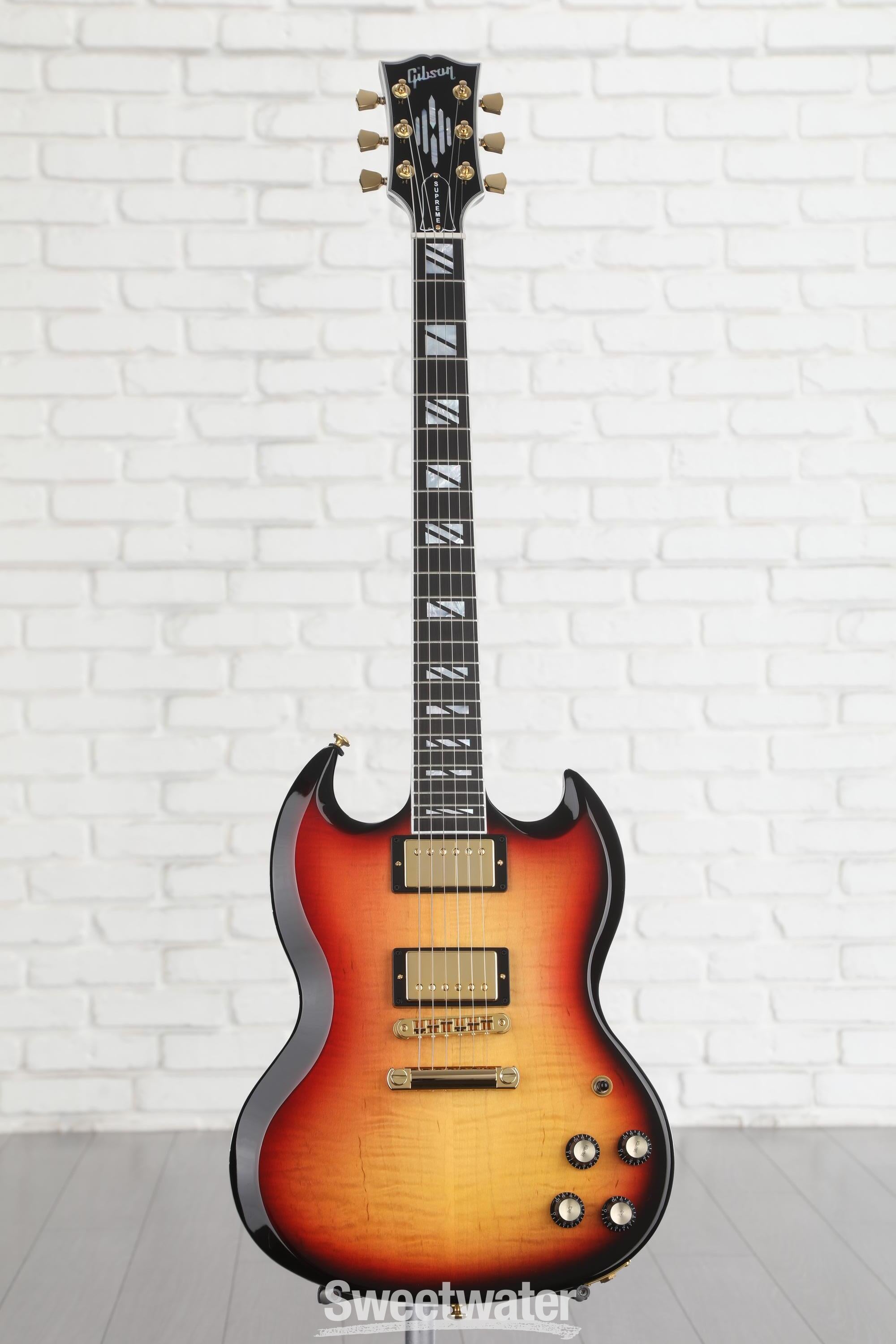 Gibson SG Supreme Electric Guitar - Fireburst | Sweetwater
