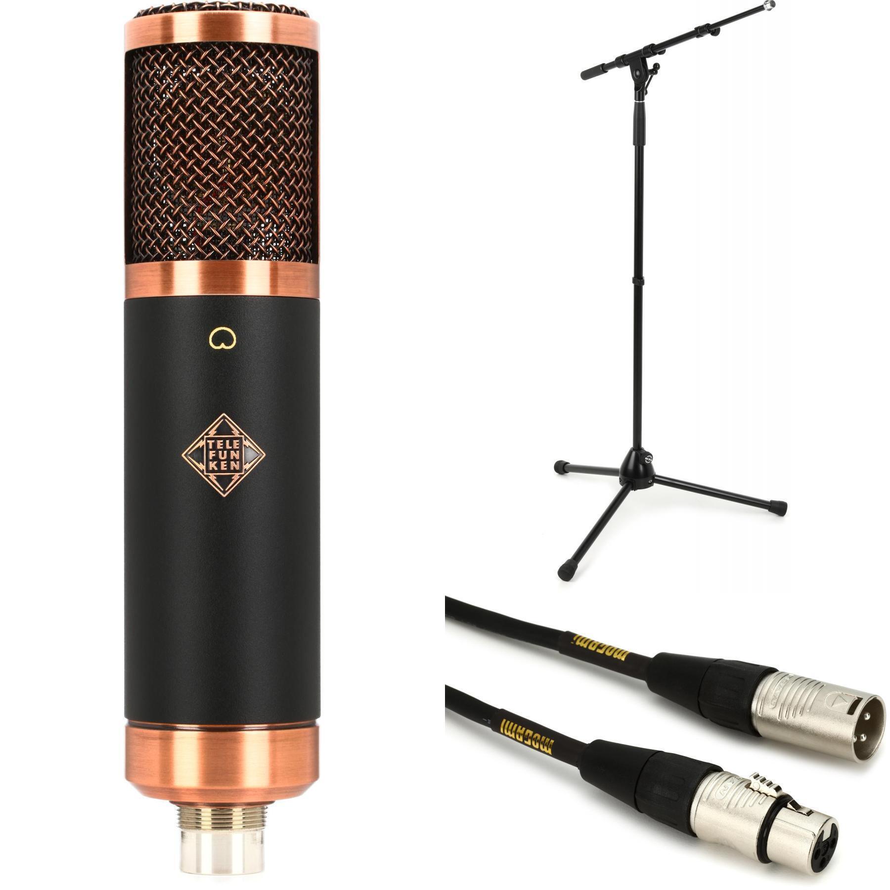 Telefunken TF29 Large-diaphragm Tube Condenser Microphone With Stand ...