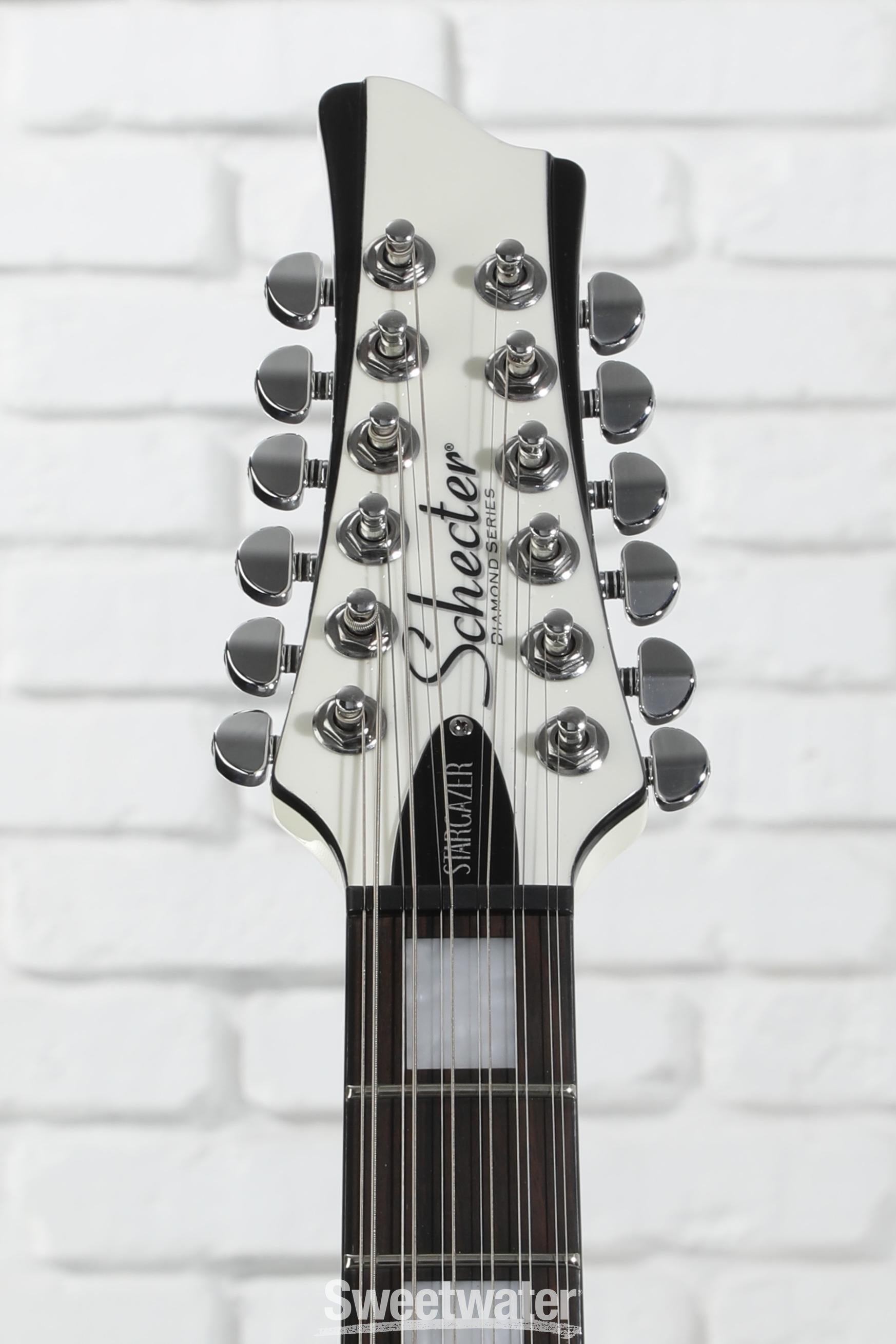 Schecter Stargazer 12 12-string Electric Guitar - Gloss White | Sweetwater