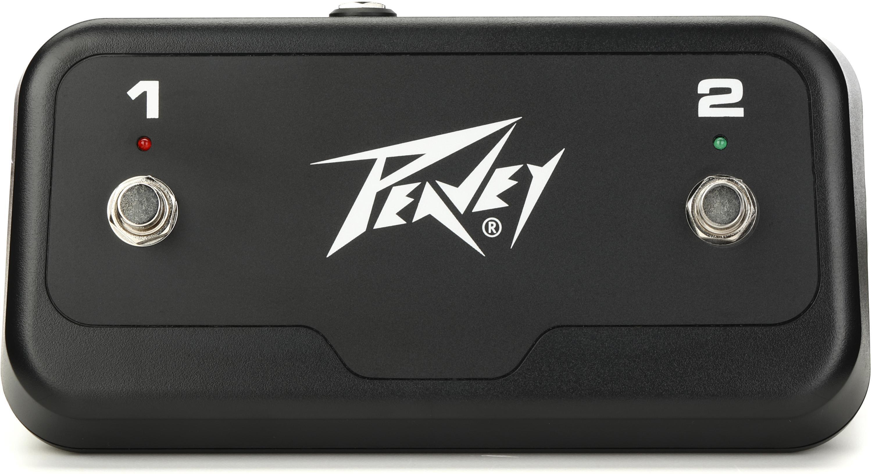 Peavey Multi-purpose 2-button Footswitch with LEDs | Sweetwater