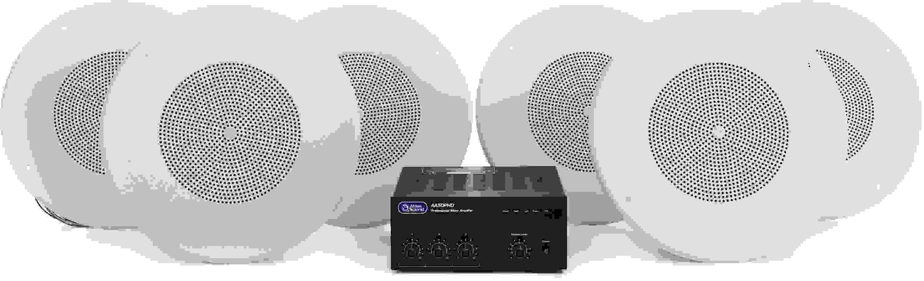 AtlasIED EZSYS-BGM-CPHD Complete Business Music & Paging System | Sweetwater