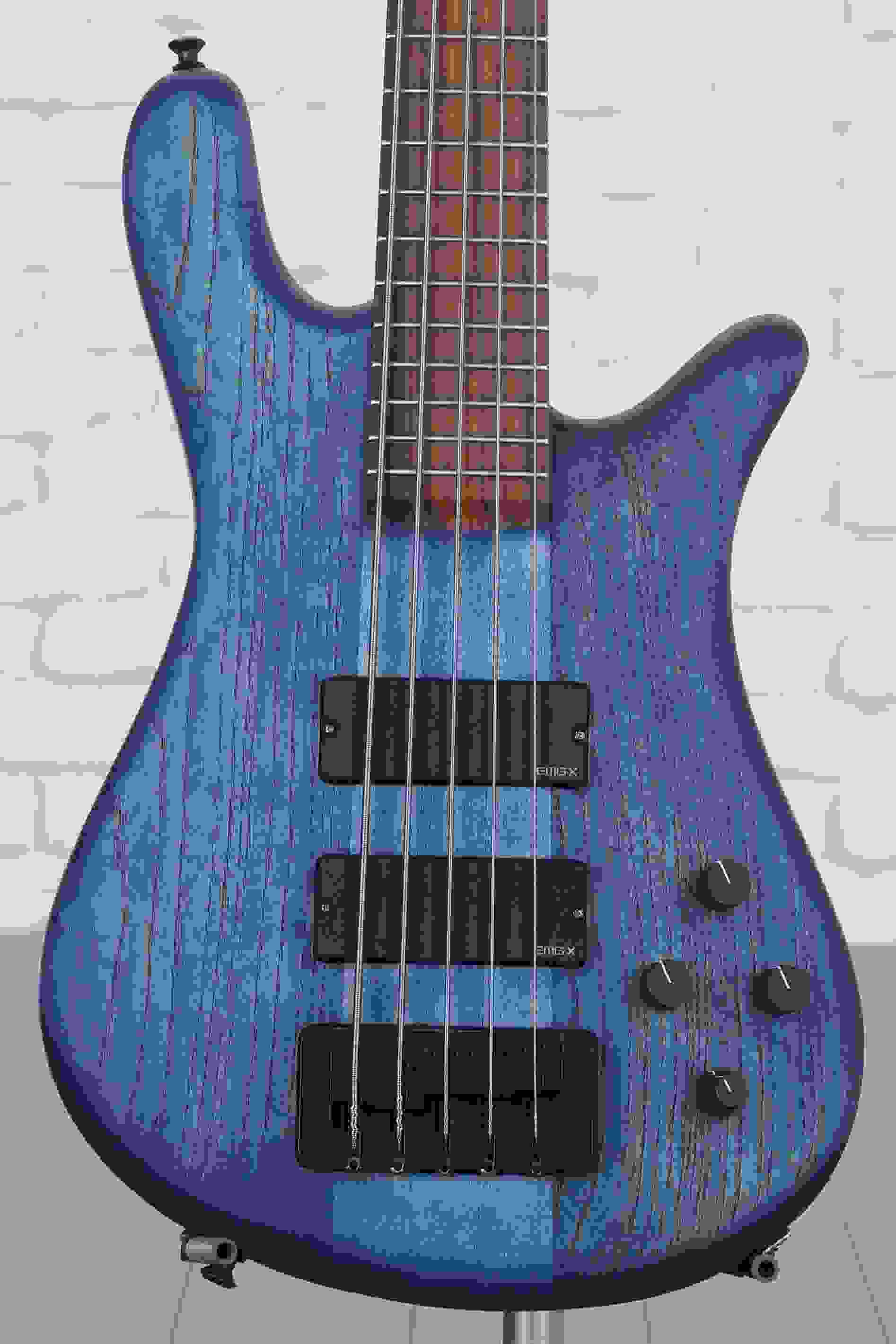 Spector USA NS-5 5-string Bass Guitar - Sapphire Blue, Sweetwater Exclusive