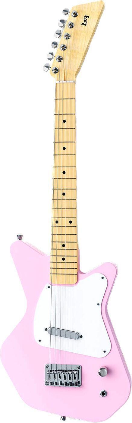Loog Guitars Pro VI Electric Guitar - Pink | Sweetwater