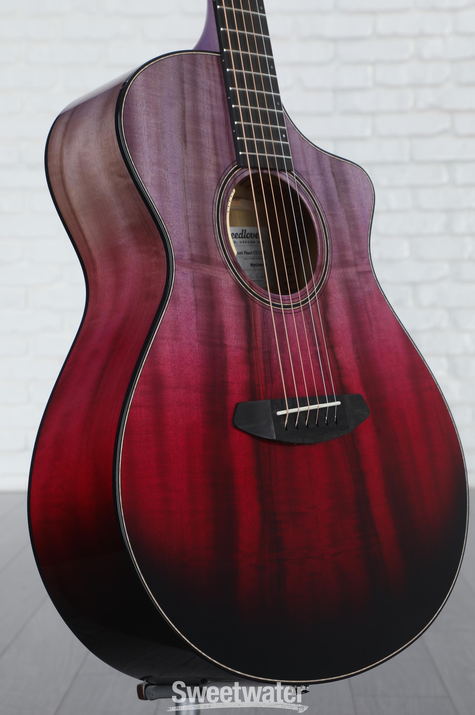 Breedlove Limited-edition Oregon Concert CE Acoustic-Electric Guitar ...