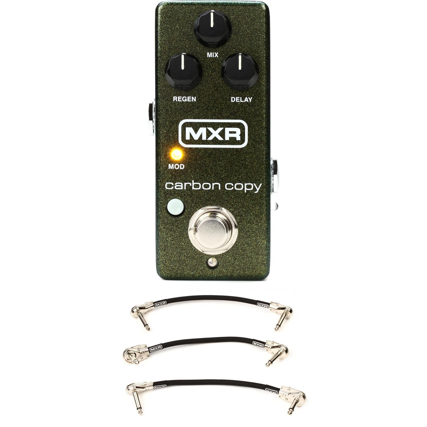 MXR M299 Carbon Copy Mini Analog Delay Pedal with Patch Cables | Sweetwater