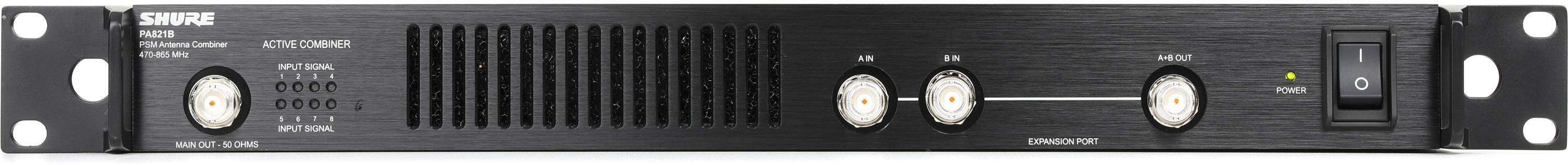 Shure PA821B Antenna Combiner - 470-865 MHz | Sweetwater