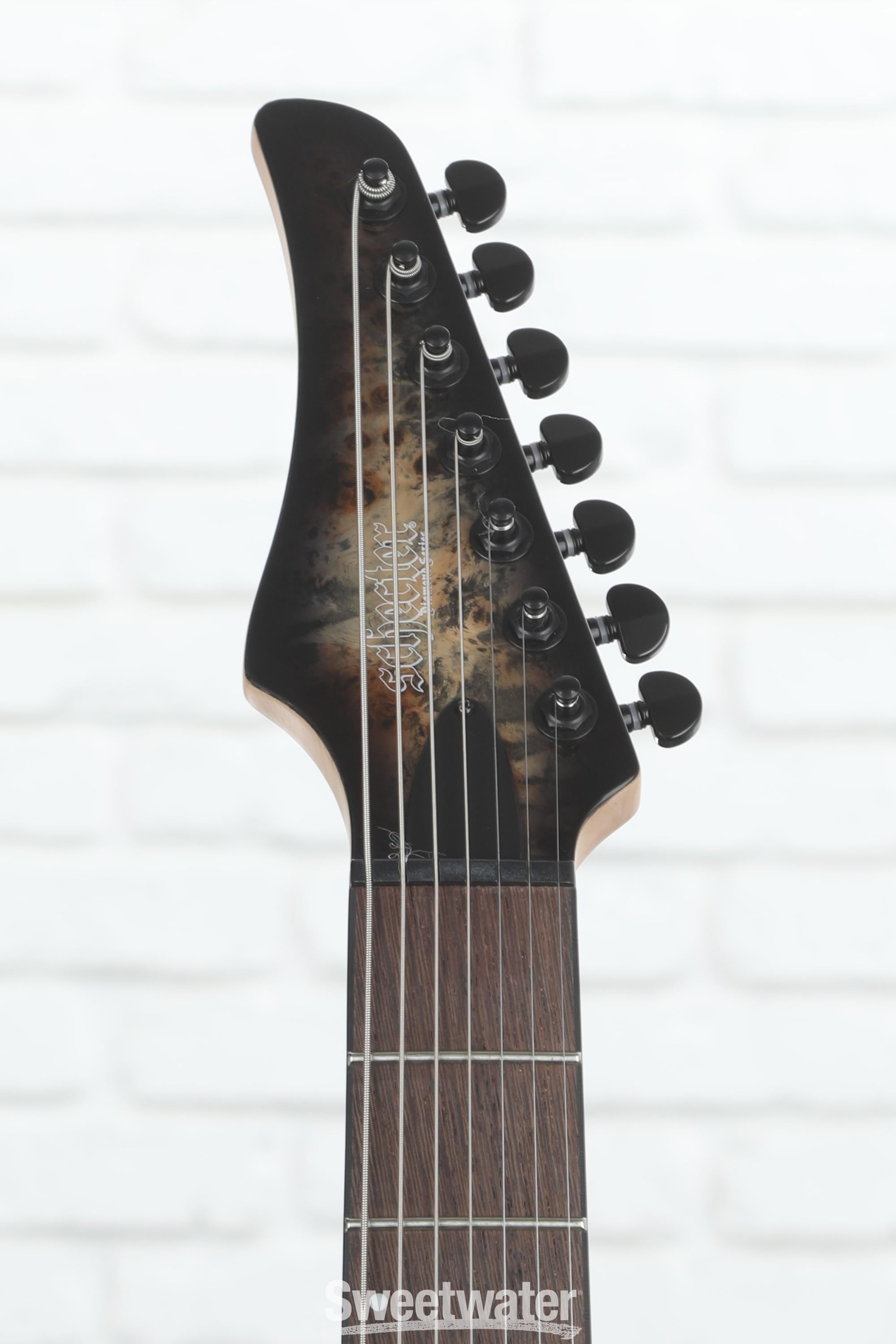 Schecter C-7 Pro 7-string Electric Guitar - Charcoal Burst, Sweetwater ...