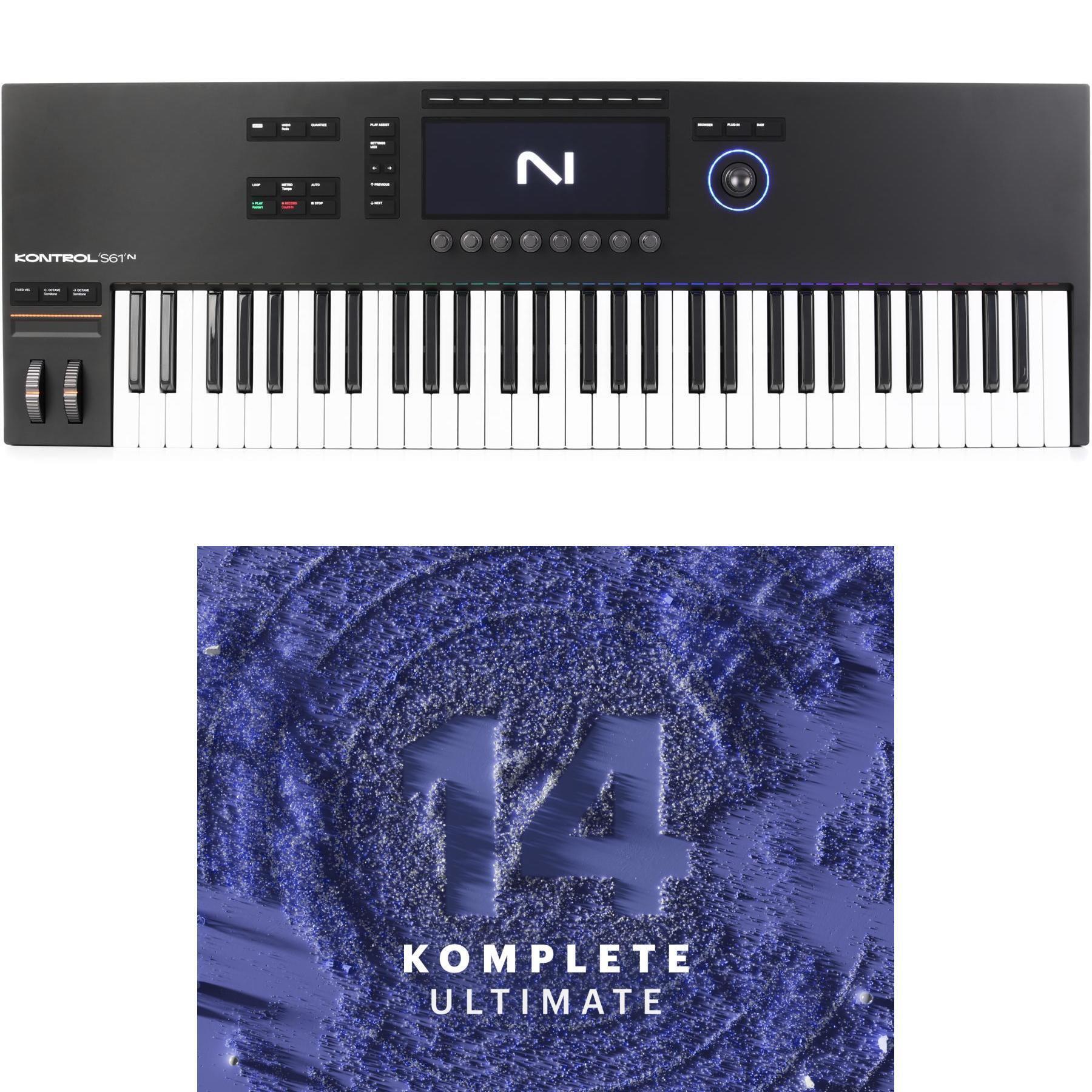 Native Instruments Kontrol S61 Mk3 61-key Smart Keyboard Controller ...