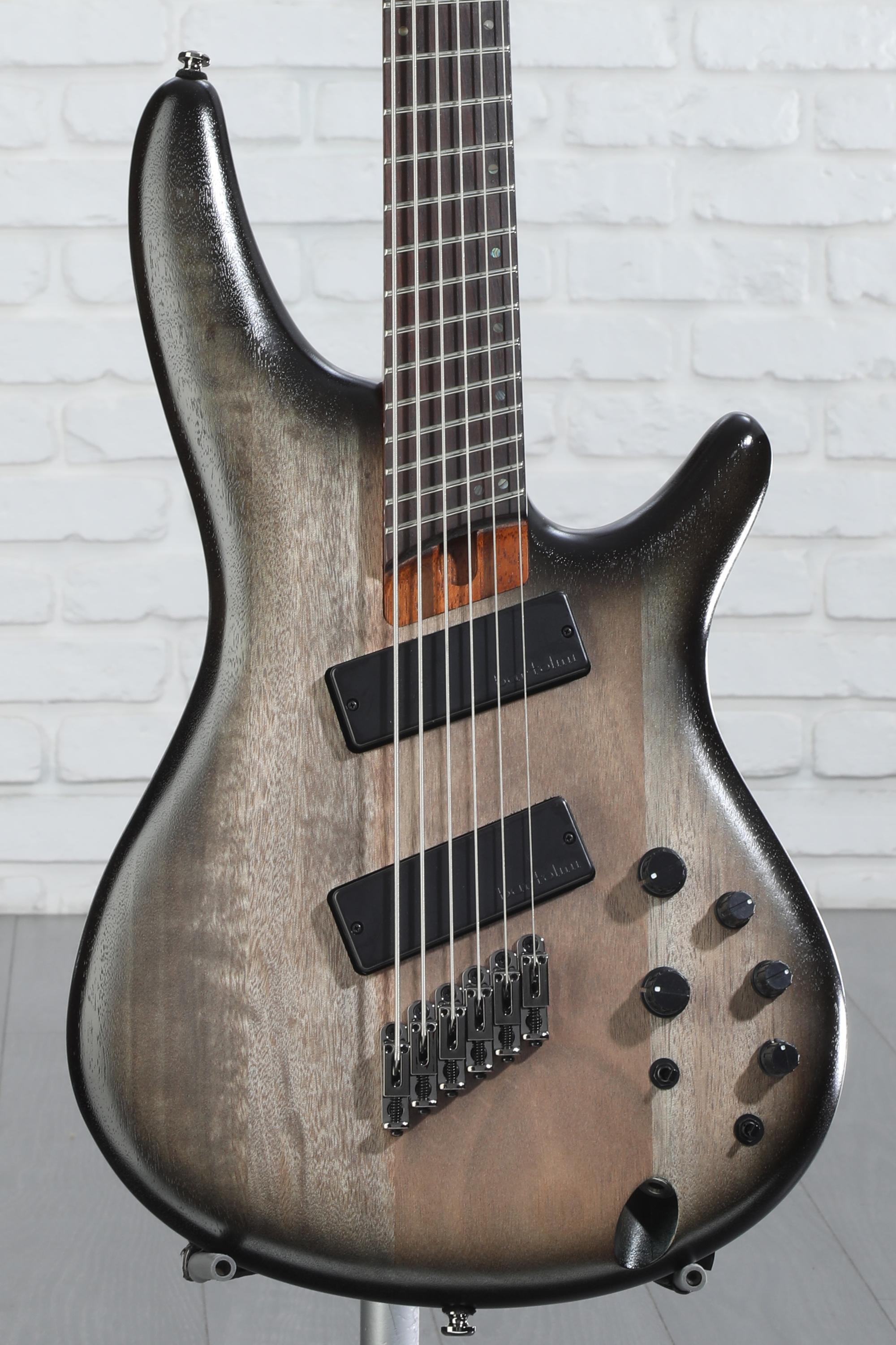 Ibanez Bass Workshop SRC6MS 6-string Multi-Scale Bass Guitar - Black ...