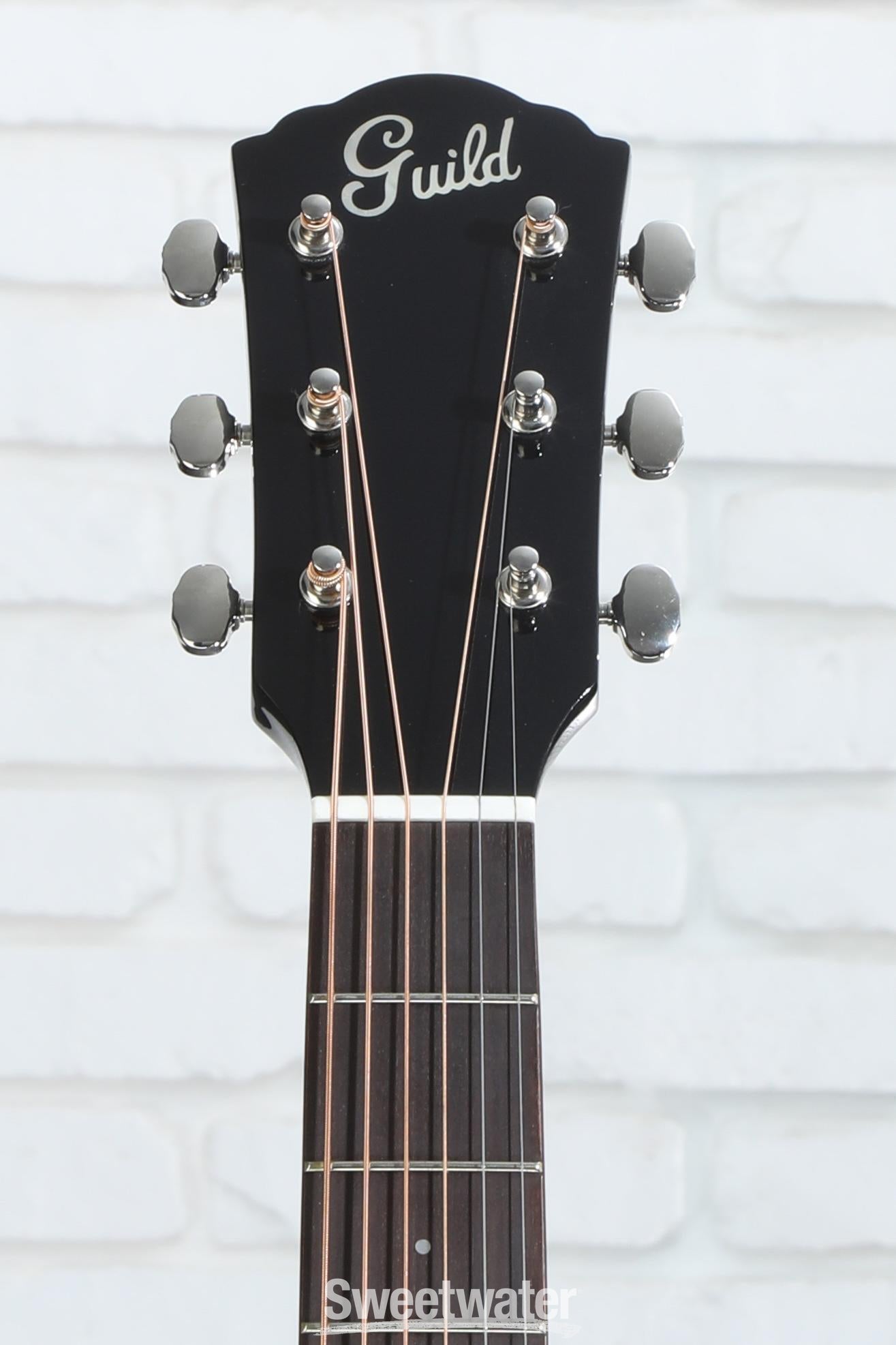 Guild DS-240e Memoir Acoustic-electric Guitar - Black | Sweetwater