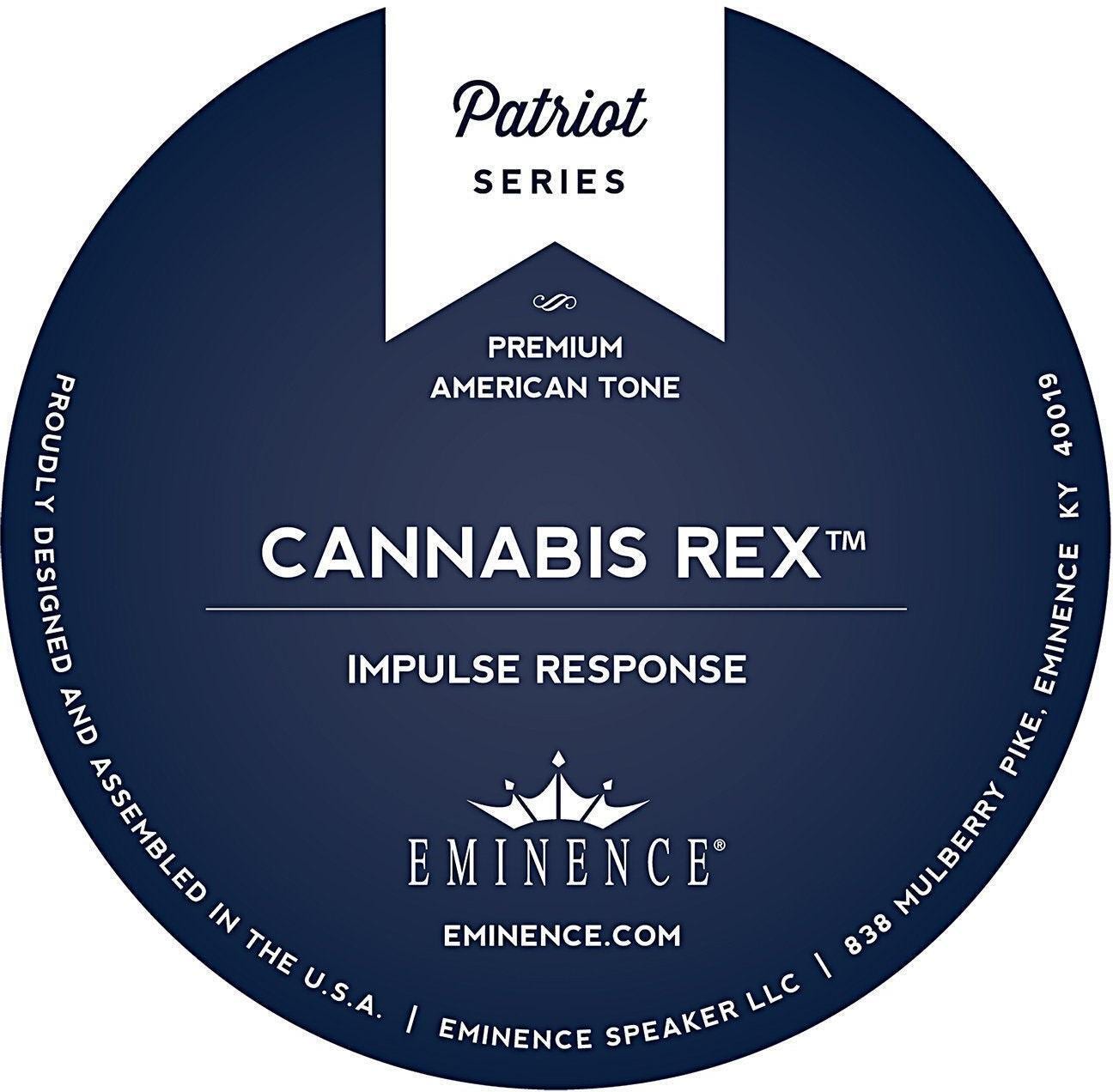 Eminence Cannabis Rex 12 Speaker Impulse Response | Sweetwater