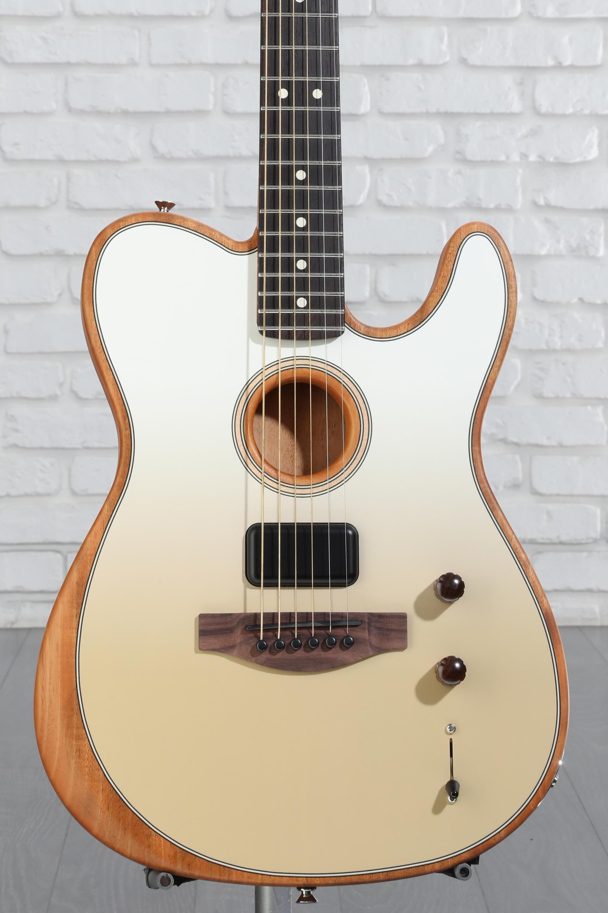 Fender Finneas Signature Acoustasonic Player Telecaster - Cappuccino ...