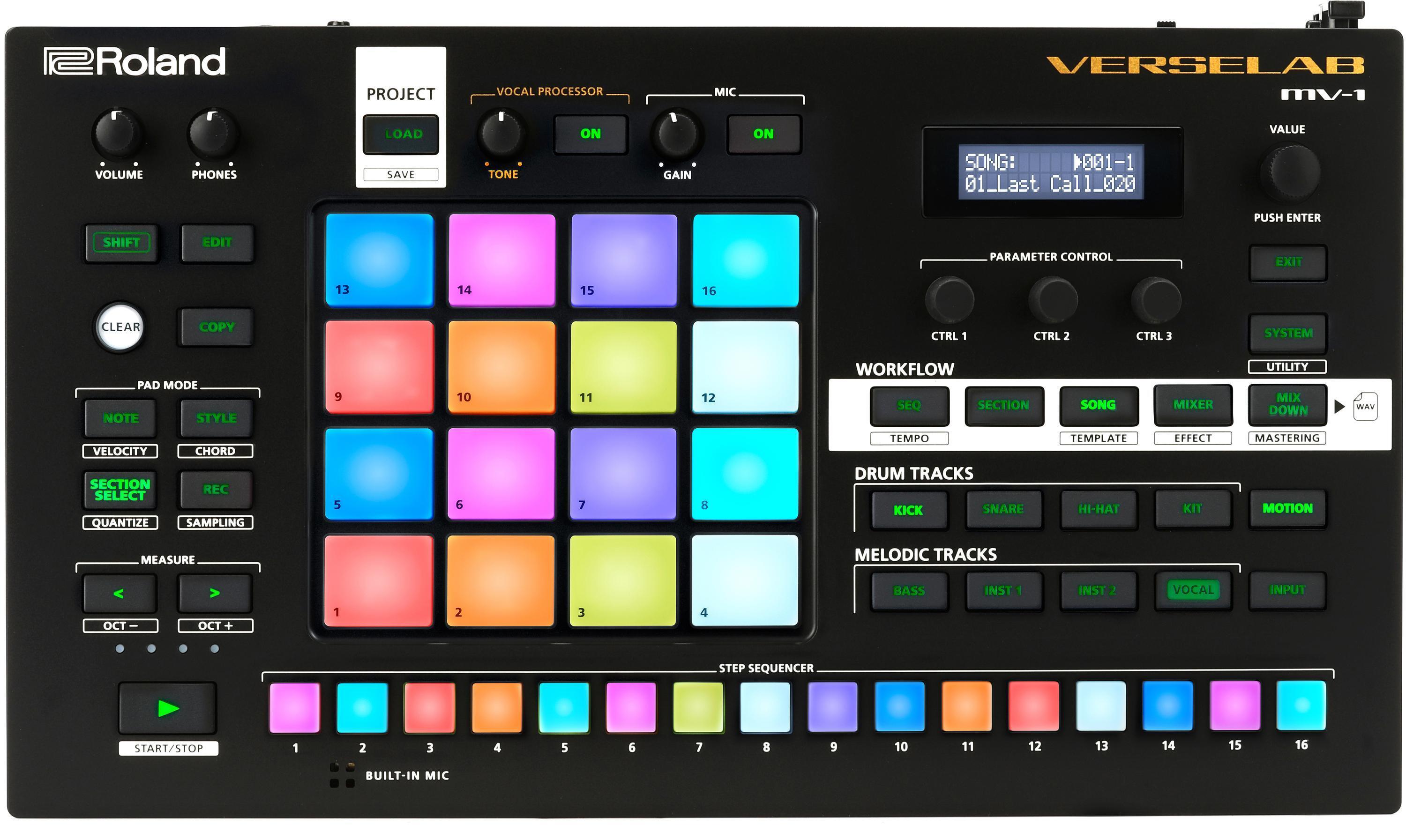 Roland MV-1 Verselab Music Workstation | Sweetwater