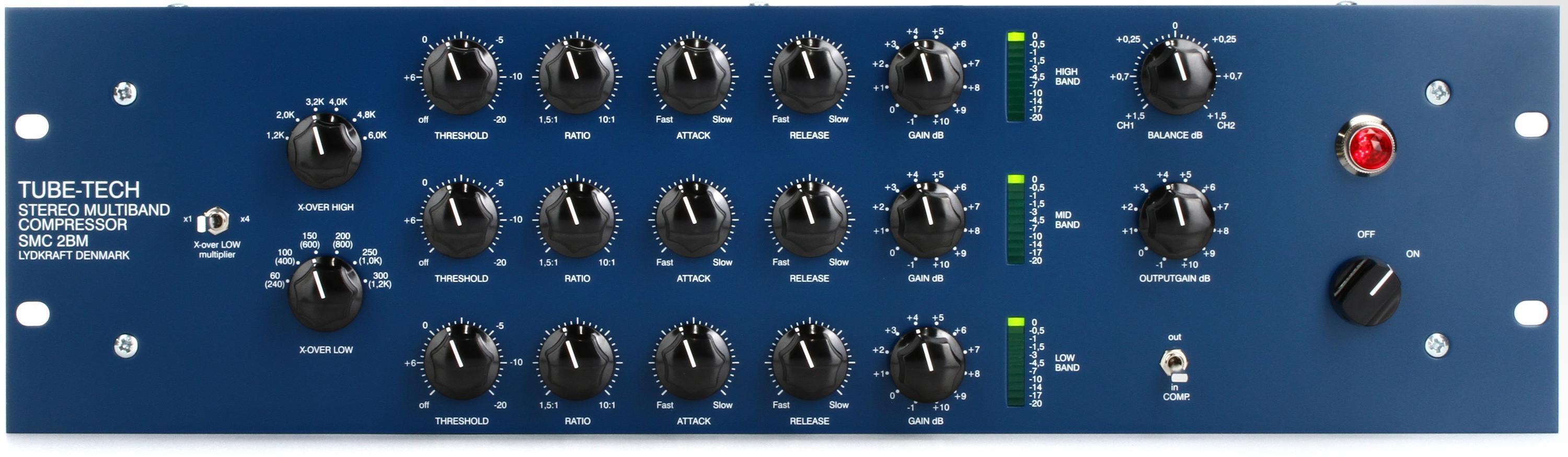 Tube-Tech SMC 2BM Stereo Mastering Multiband Opto Compressor | Sweetwater