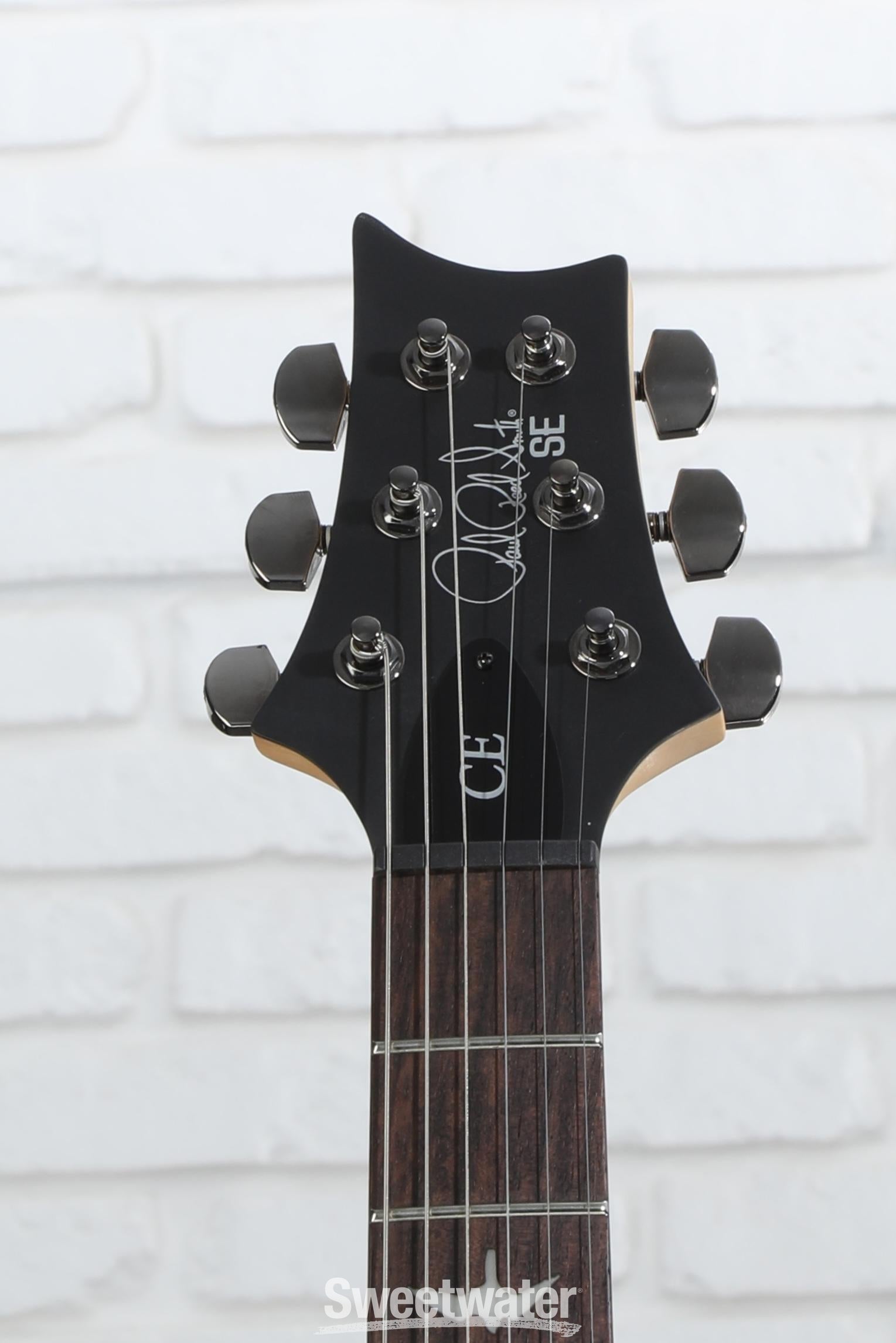 PRS SE Sandblasted CE 24 Electric Guitar - Sandblasted Red, Limited ...