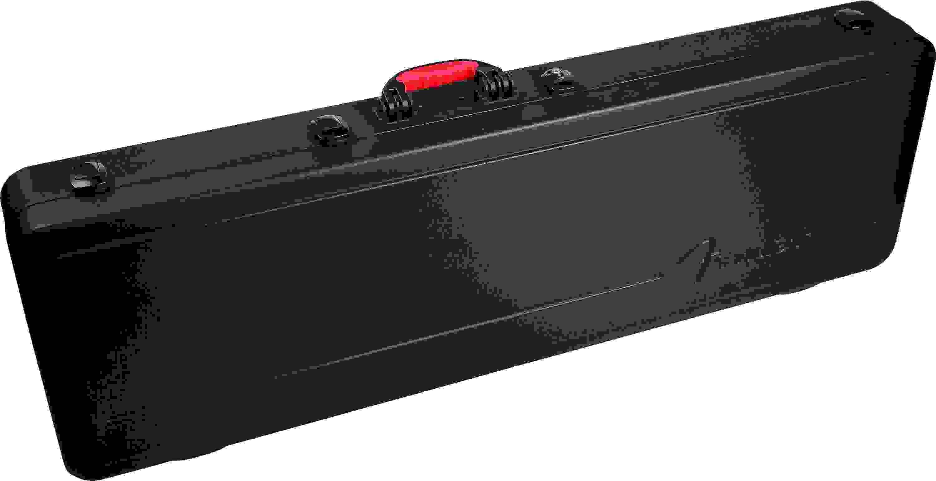 Fender ABS Molded Precision Bass/Jazz Bass Case - Red Handle | Sweetwater