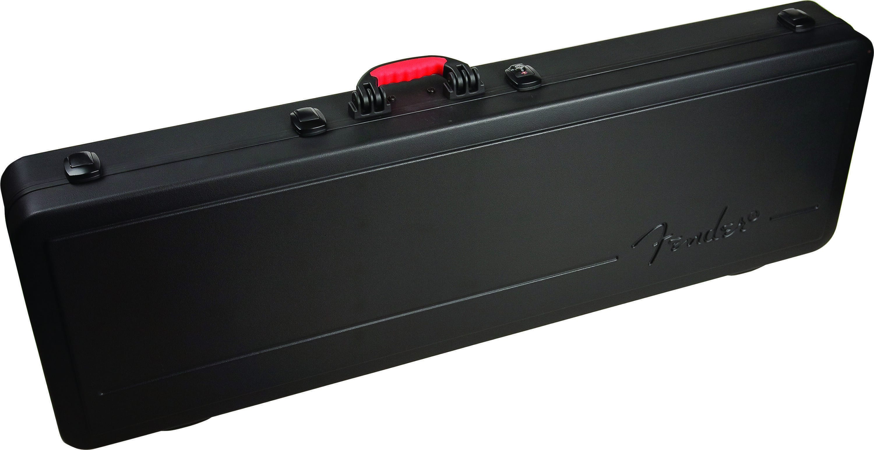 Fender ABS Molded Precision Bass/Jazz Bass Case - Red Handle | Sweetwater