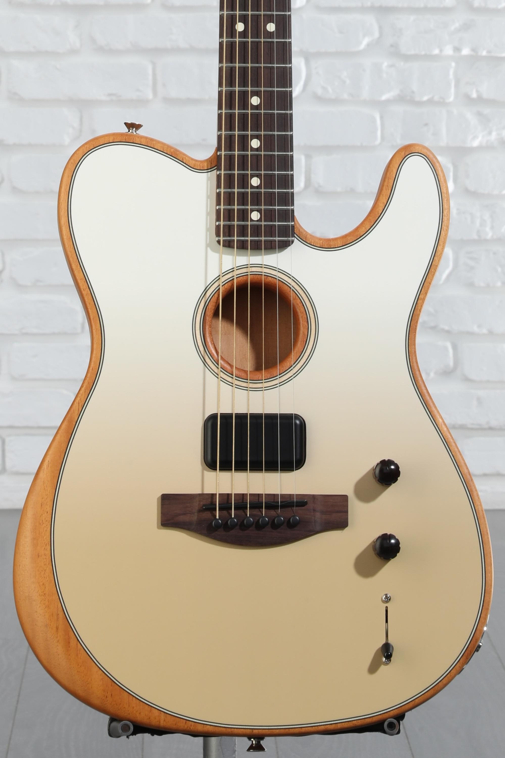 Fender Finneas Signature Acoustasonic Player Telecaster - Cappuccino ...