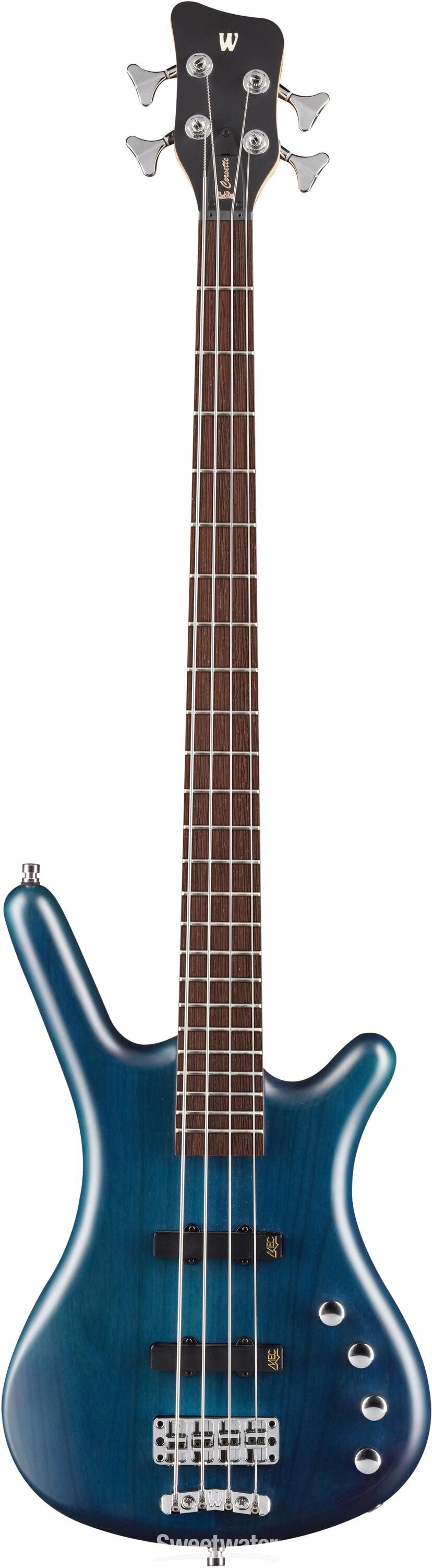 Warwick RockBass Corvette Basic Bass Guitar - Ocean Blue | Sweetwater