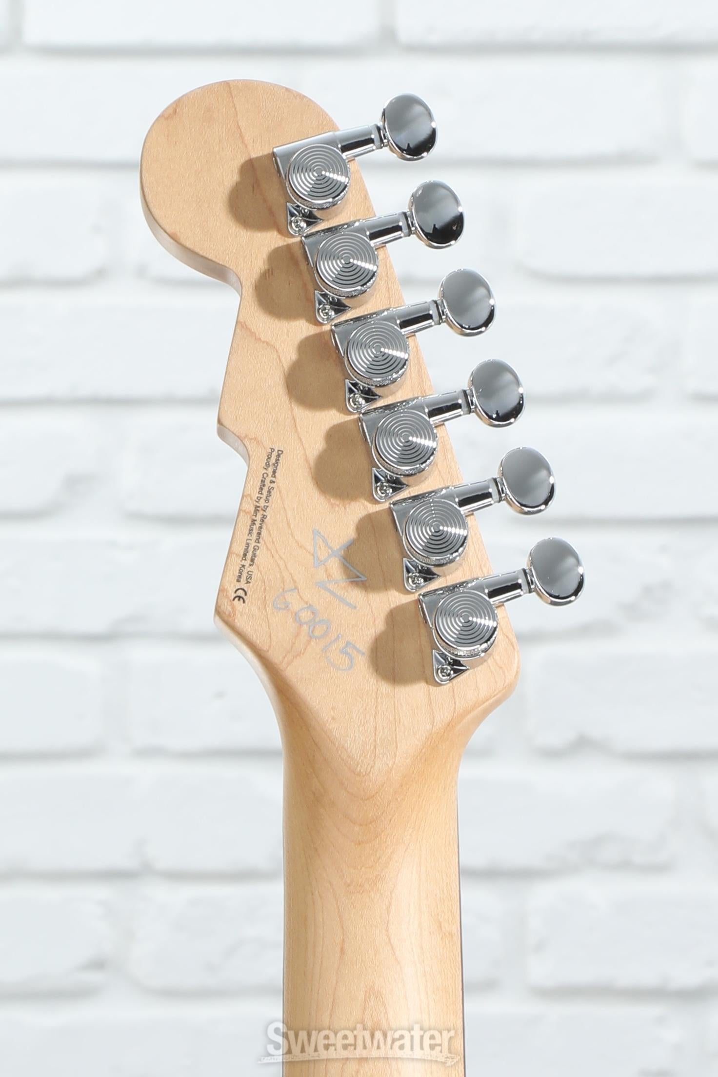 Reverend Double Agent W Electric Guitar - Metallic Silver Freeze with ...