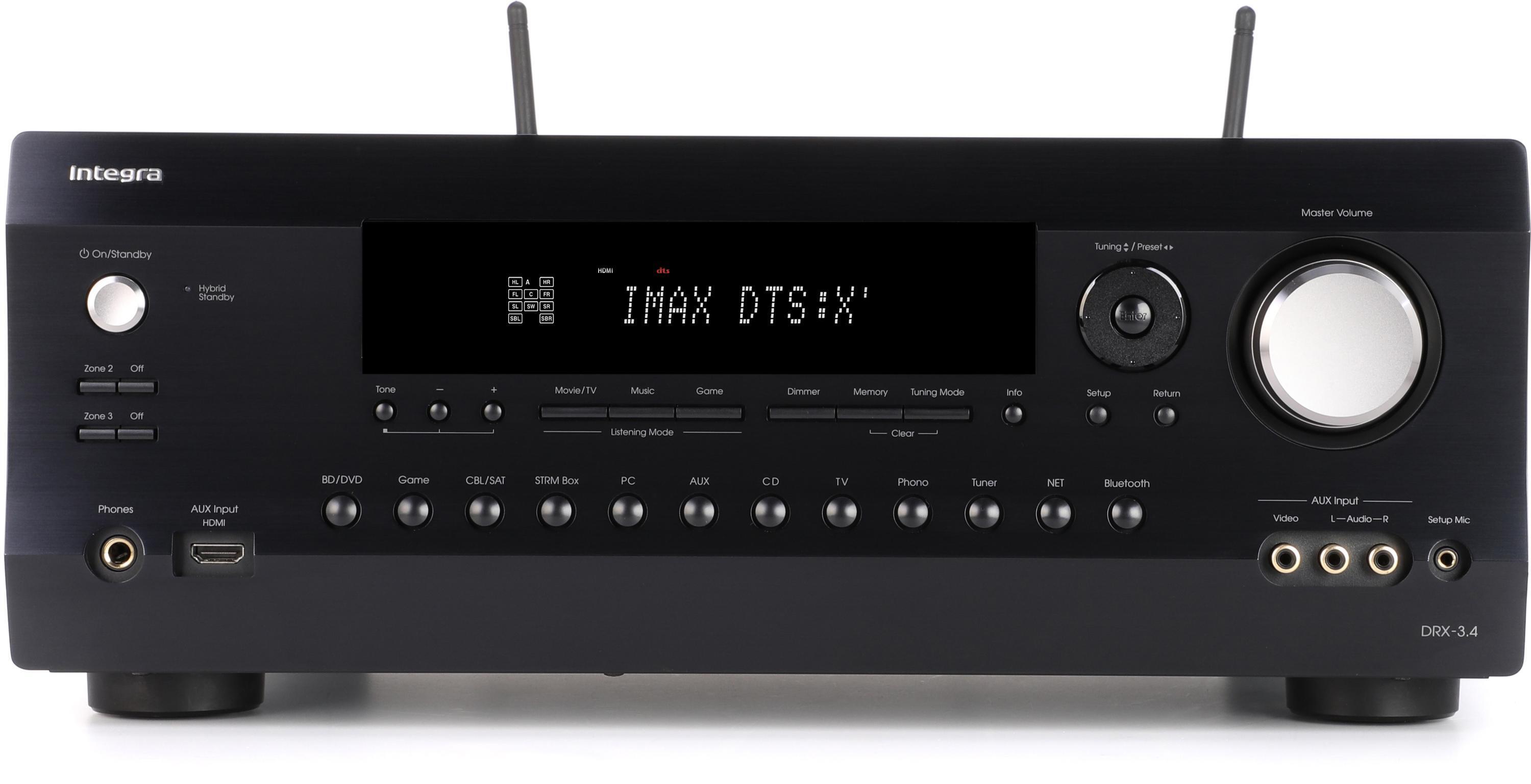 Integra DRX 3.4 9.2-channel Network A/V Receiver | Sweetwater