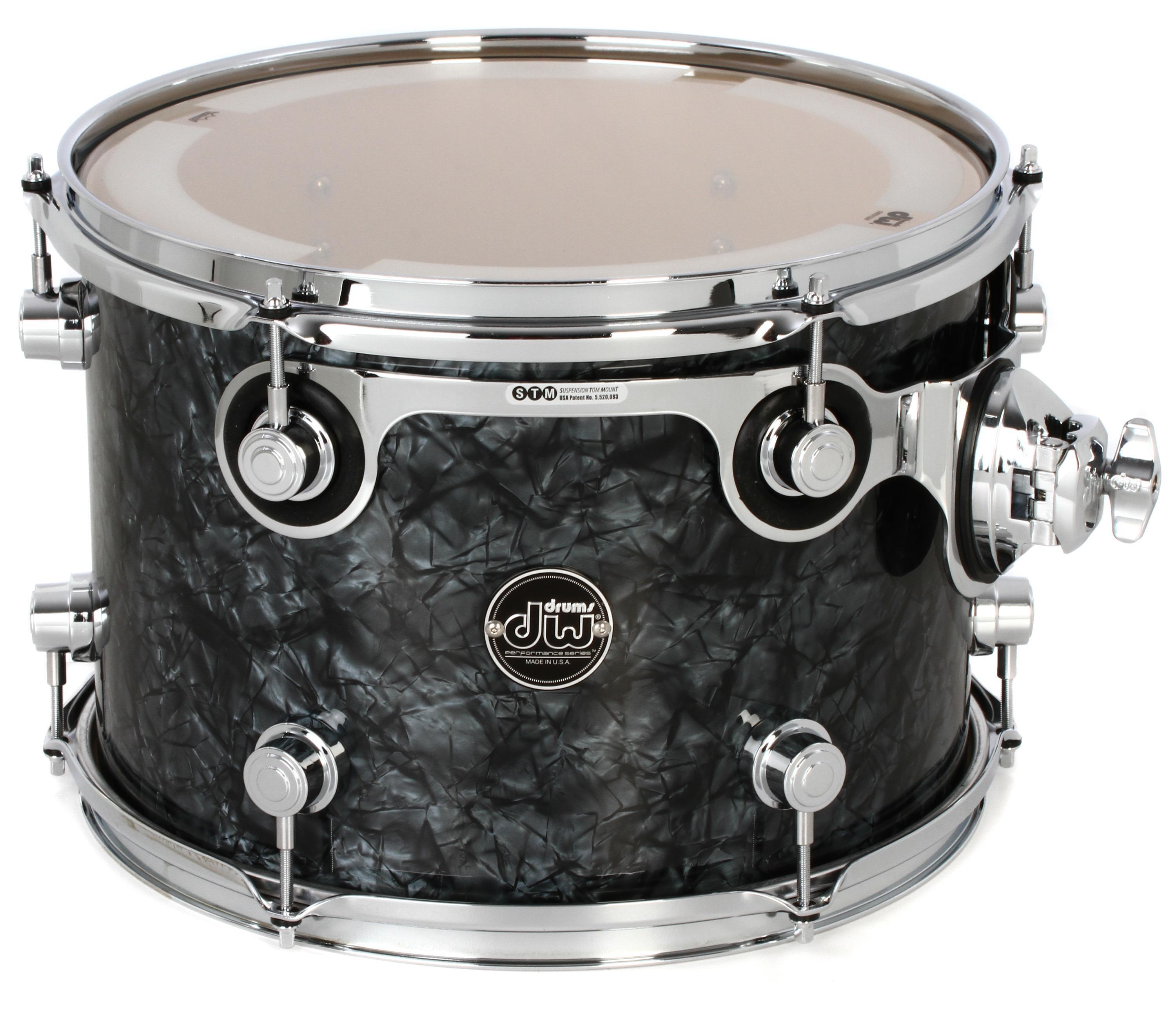DW Performance Series Mounted Tom - 9 x 13 inch - Black Diamond ...