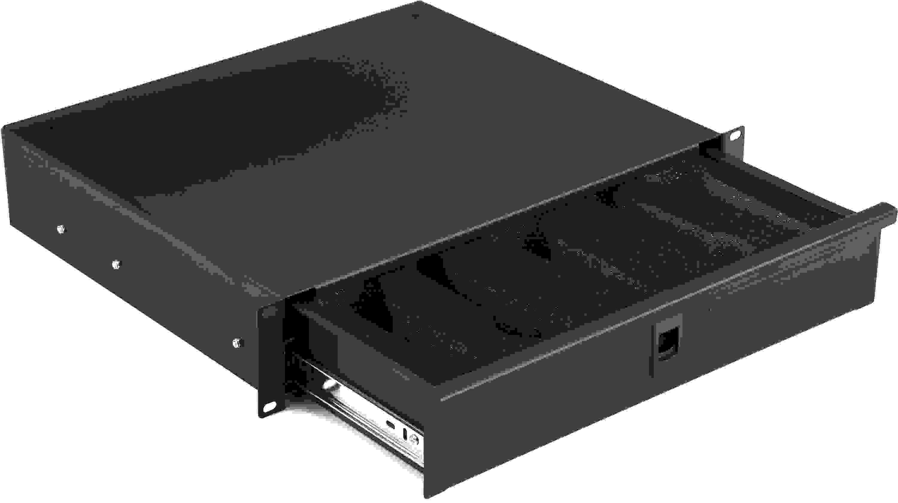 Gator GRW-DRWMIC10 2U Rack Drawer for Wired Microphones | Sweetwater