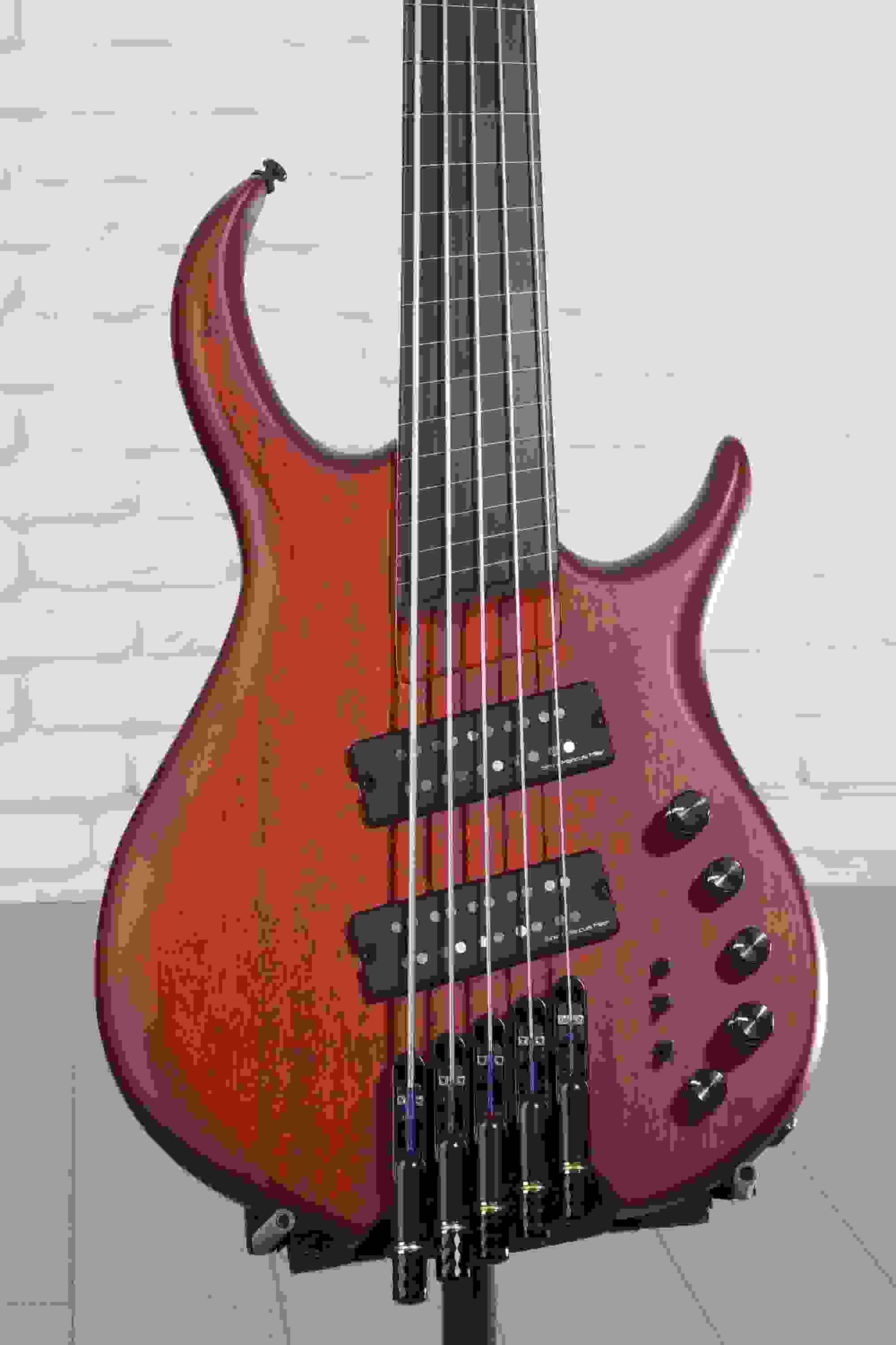 Sire Marcus Miller M6 5-string Headless FL Fretless Bass Guitar - Mahogany Satin | Sweetwater