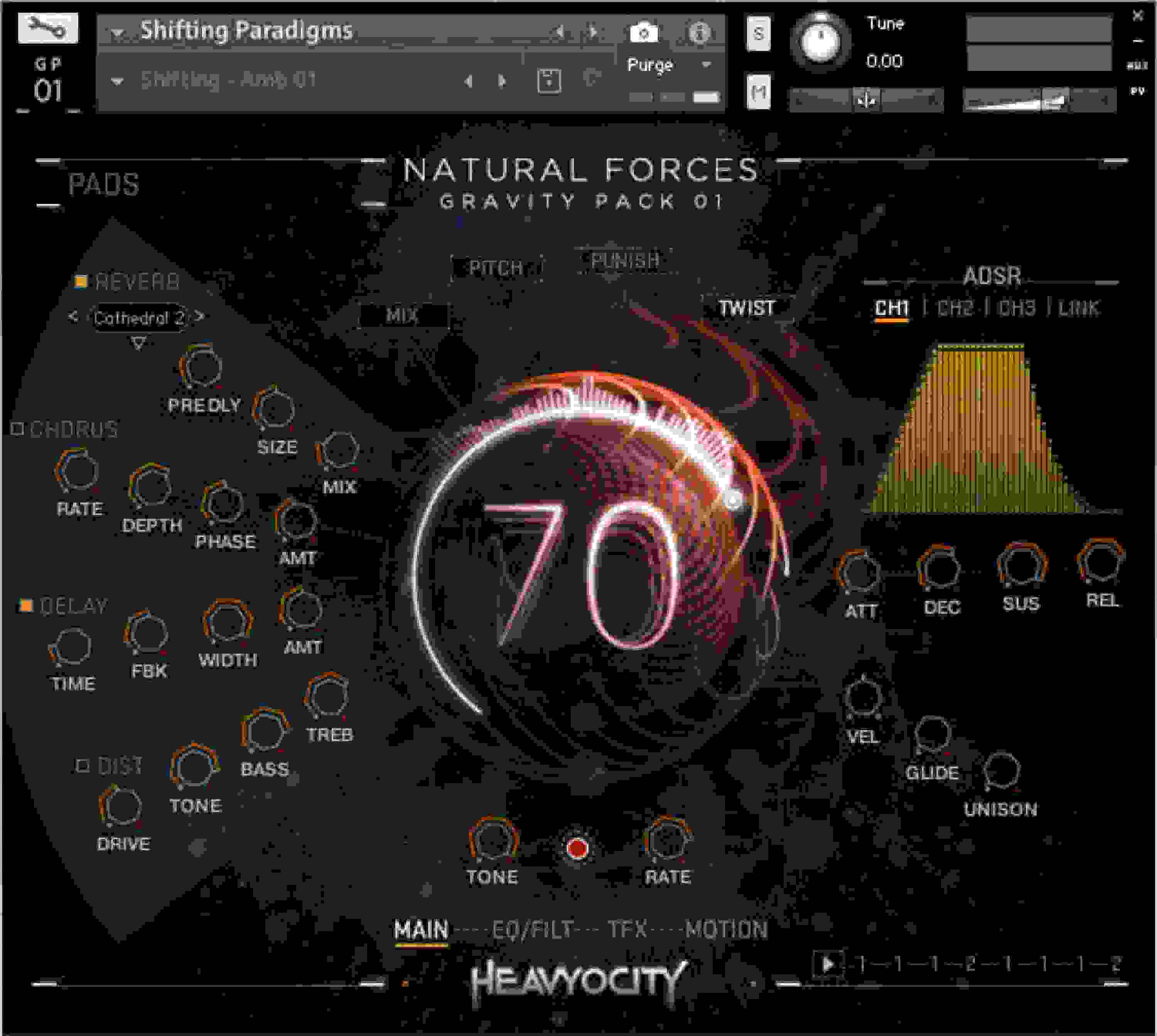 Heavyocity Natural Forces Gravity Pack 01 | Sweetwater