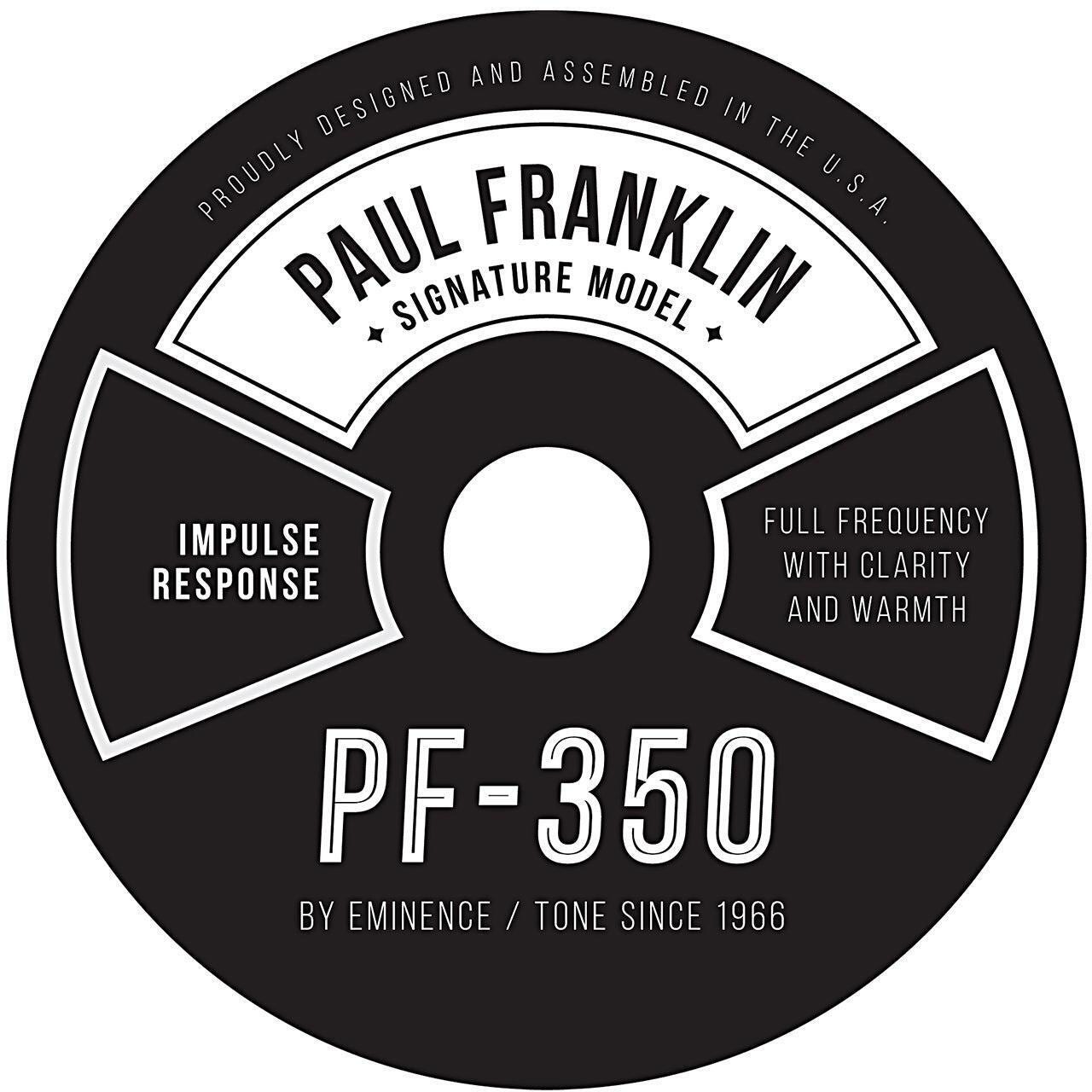Eminence PF-350 Paul Franklin Signature Model Speaker Impulse Response | Sweetwater