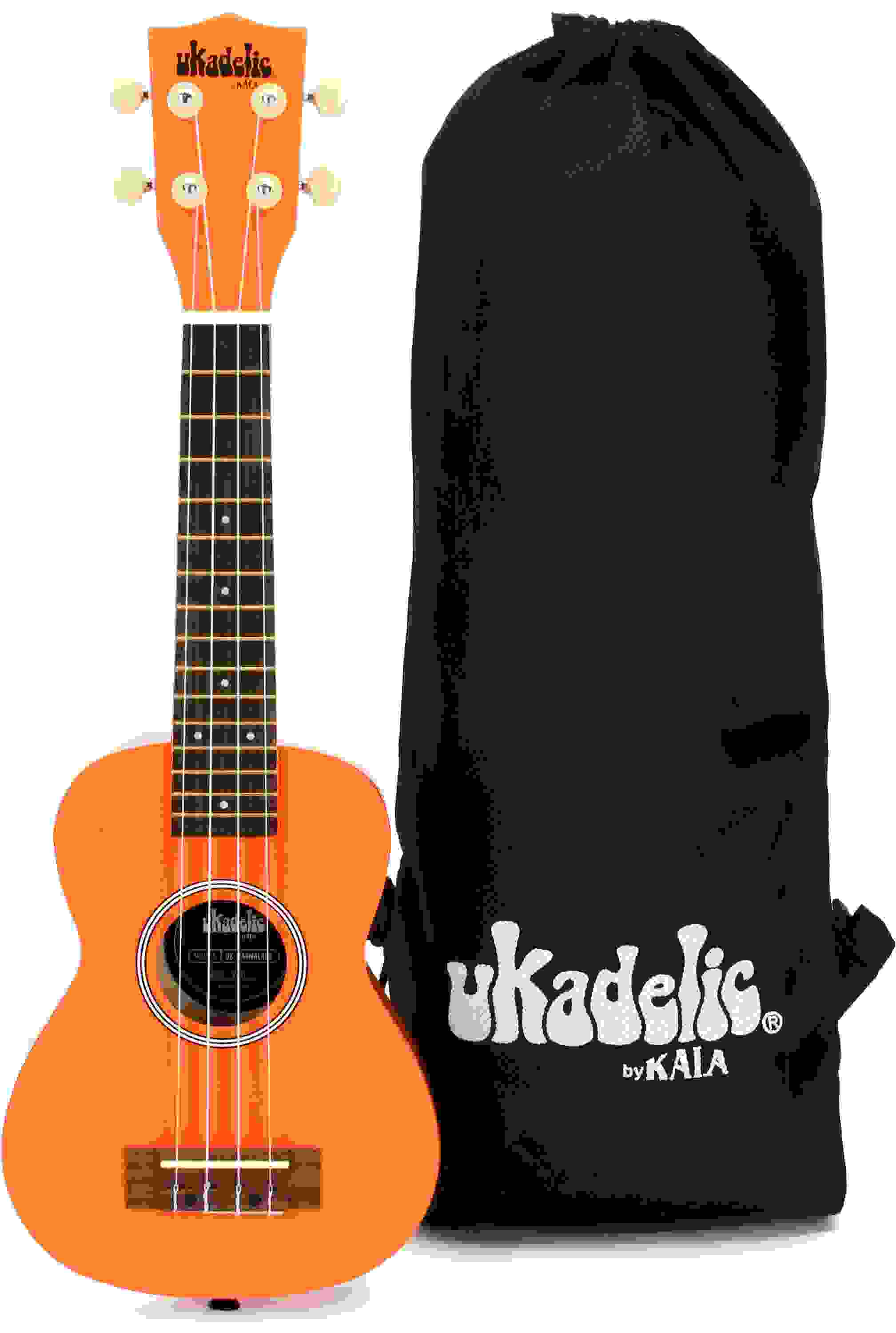 Kala Ukadelic Soprano Ukulele - Marmalade | Sweetwater