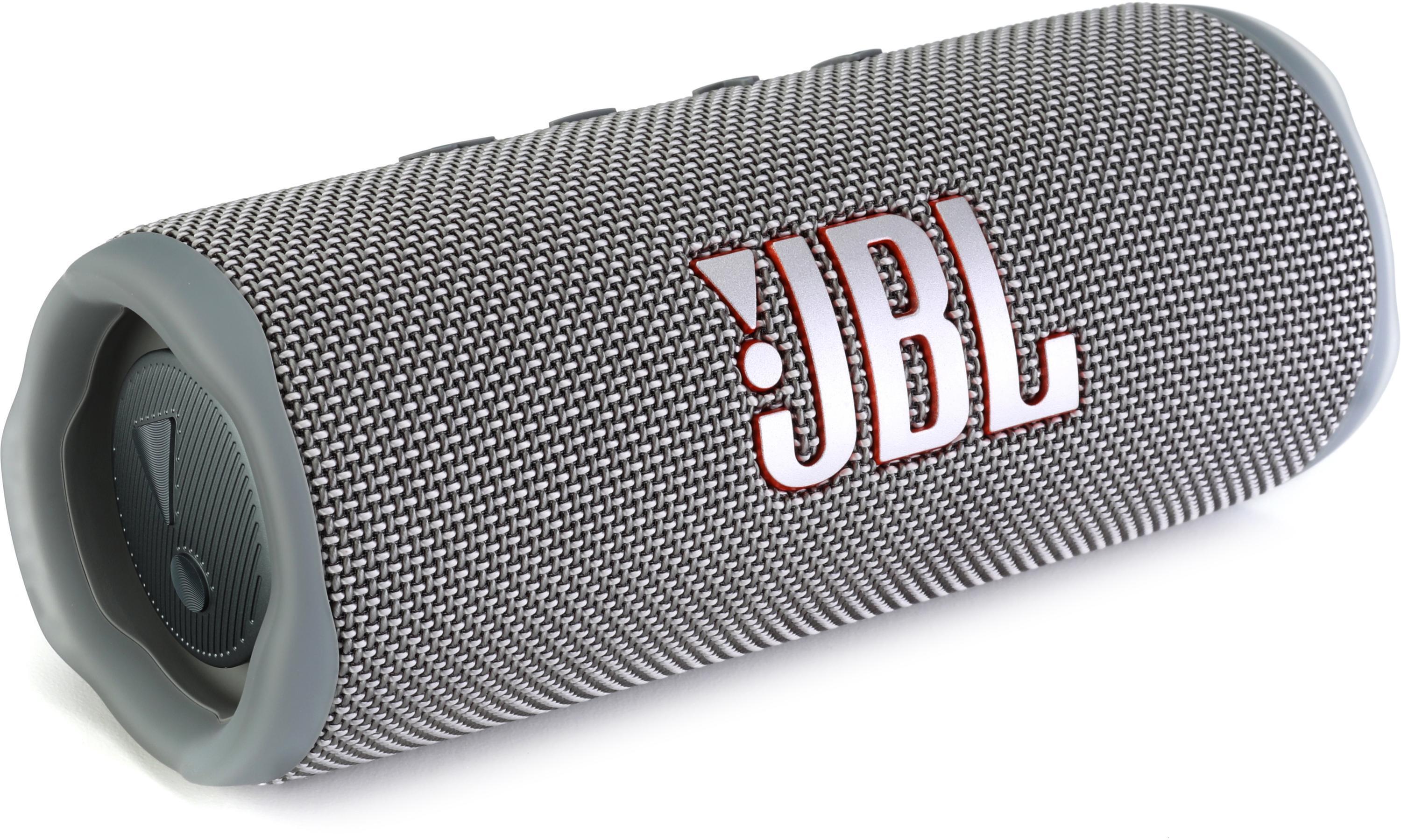 JBL Flip 6 Portable Waterproof Bluetooth Speaker - Grey | Sweetwater