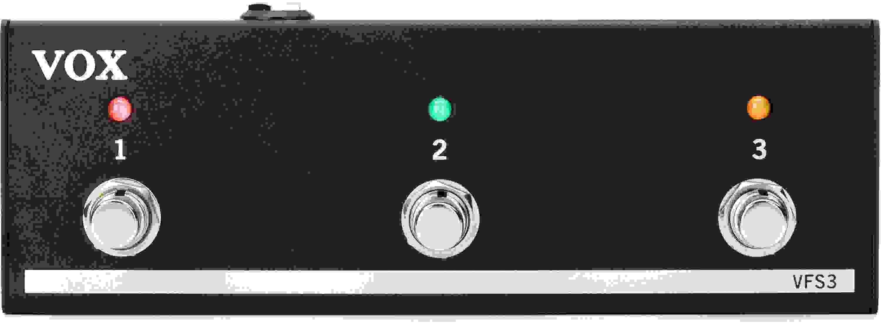 Vox VFS3 3-button Footswitch for Mini Go Amps | Sweetwater