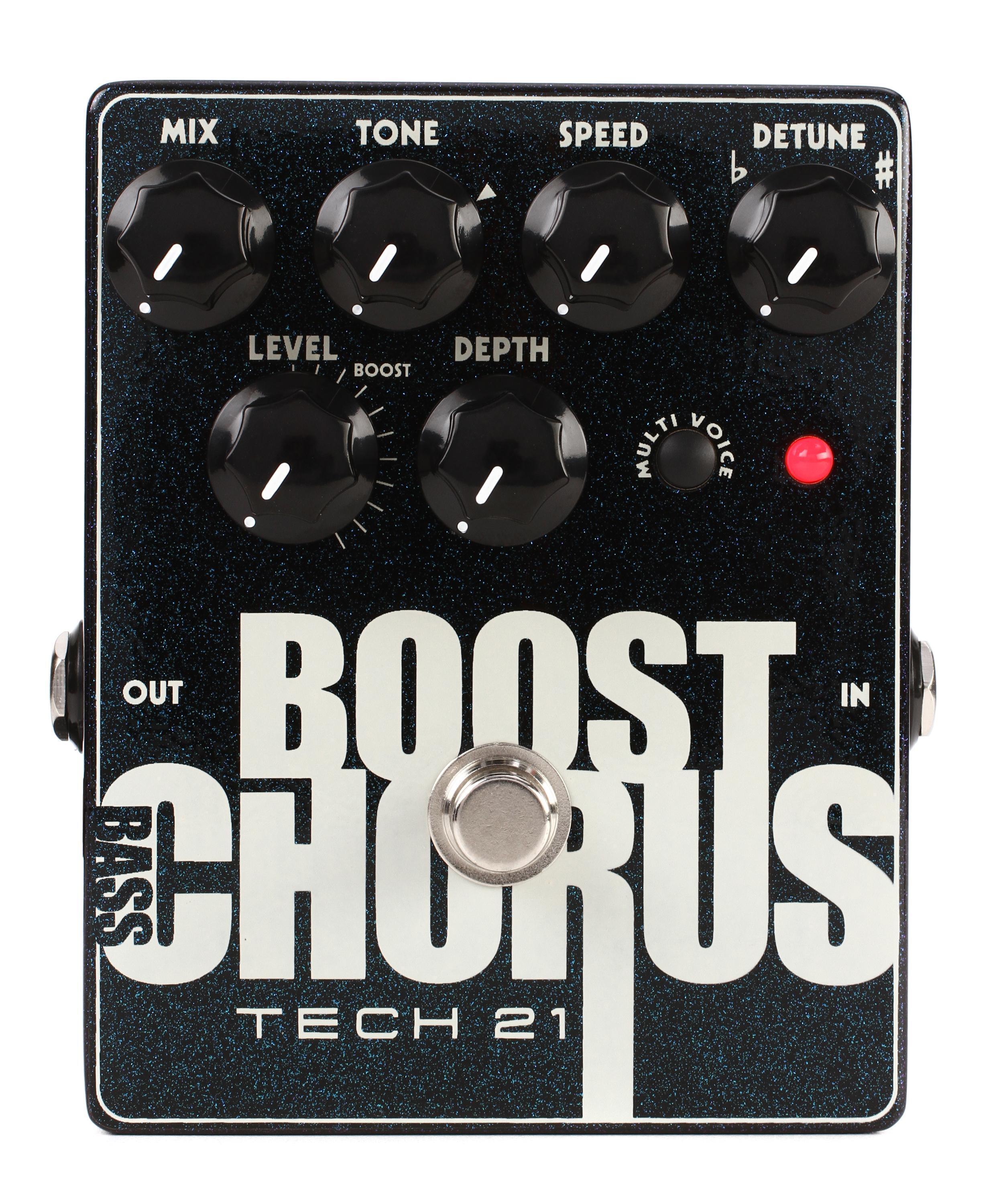 Tech 21 Bass Boost Chorus Pedal | Sweetwater