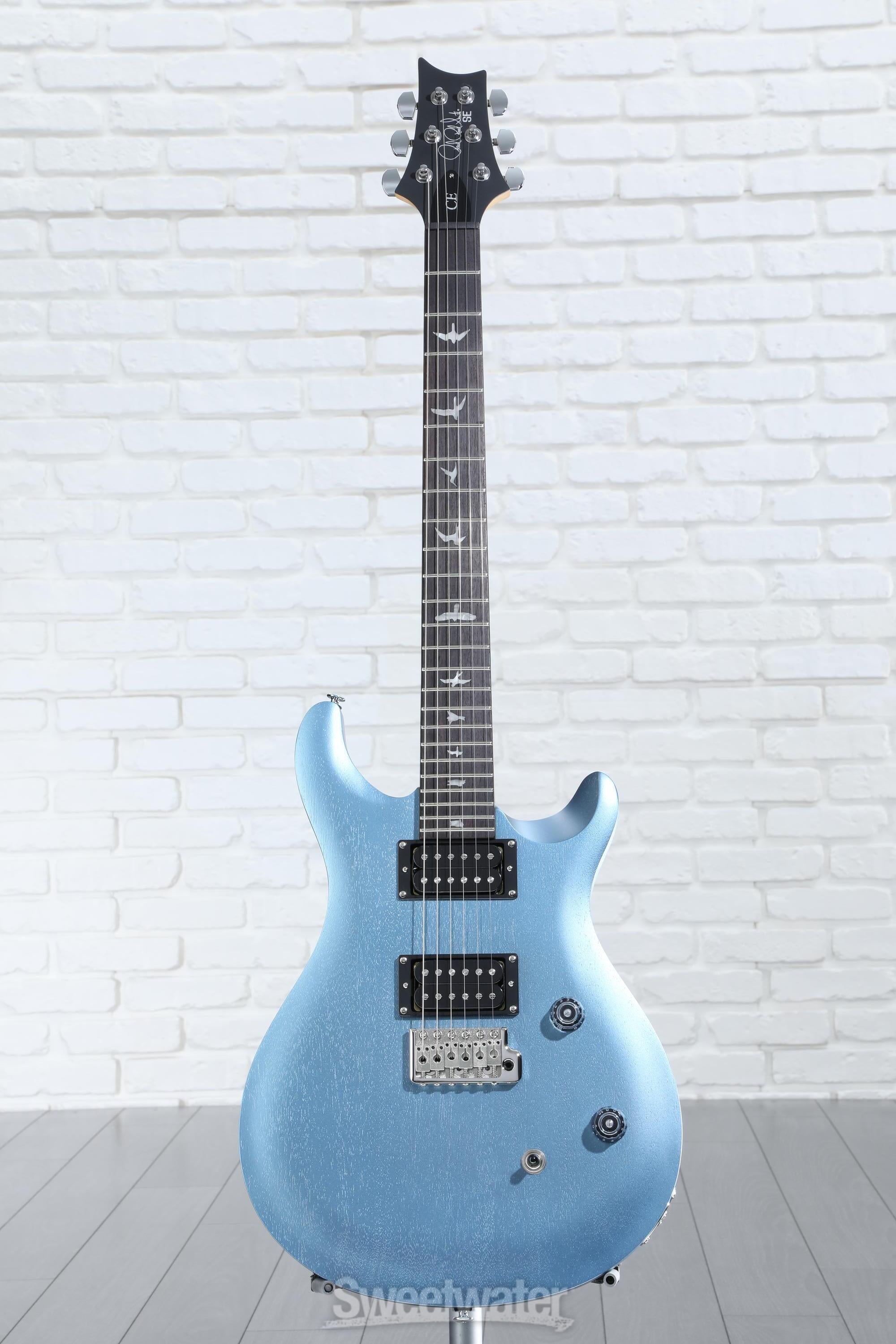 PRS SE CE 24 Standard Satin Electric Guitar - Ice Blue Metallic Satin ...