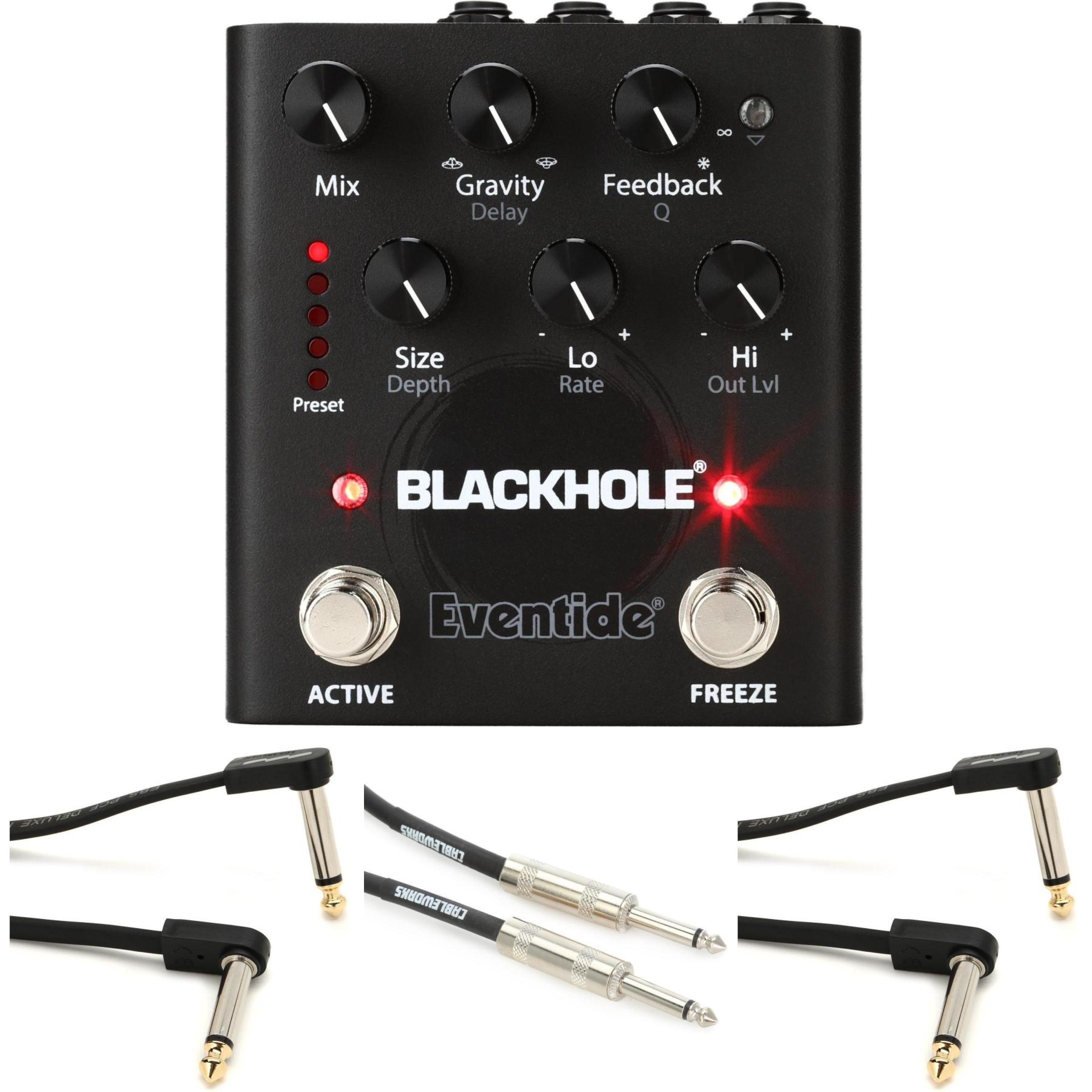 Eventide Blackhole Reverb Pedal - Cable Bundle | Sweetwater