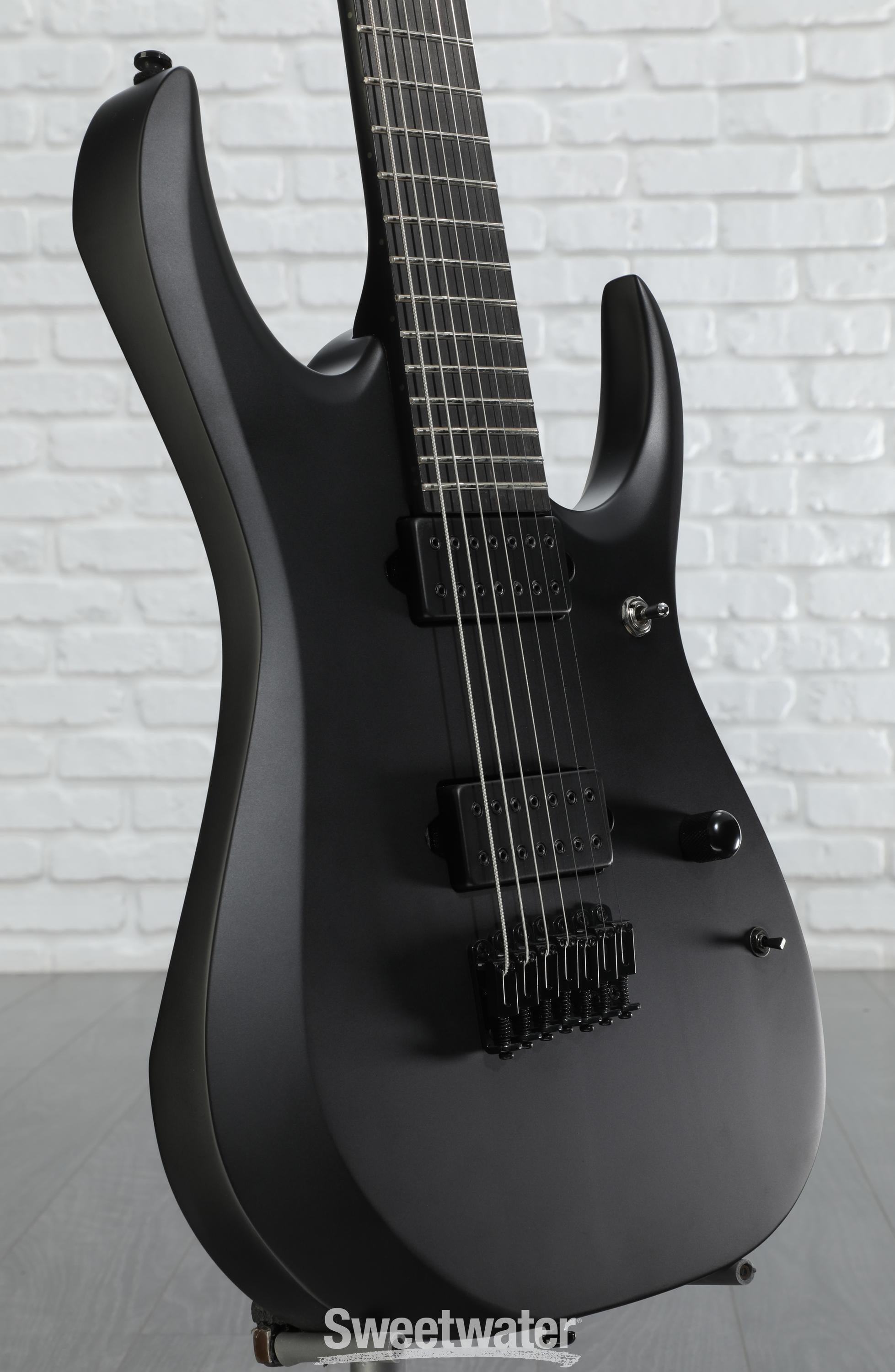 Ibanez Iron Label RGDRB71 Electric Guitar - Black | Sweetwater