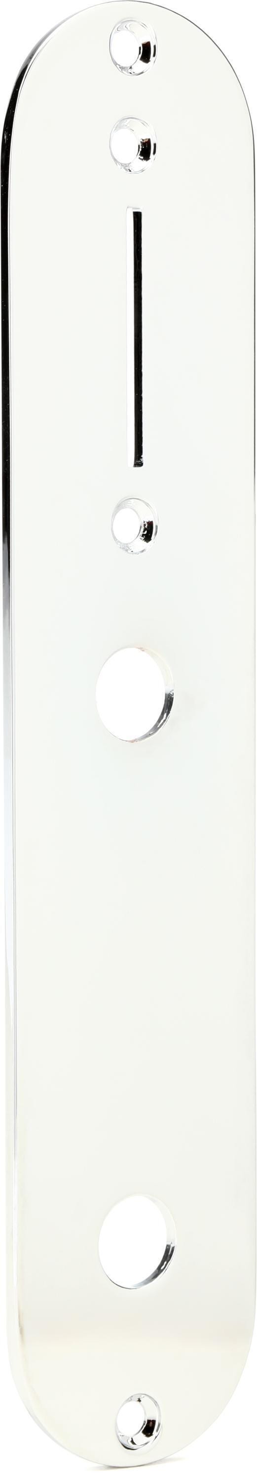 920D Custom 2-hole Telecaster Control Plate - Chrome | Sweetwater