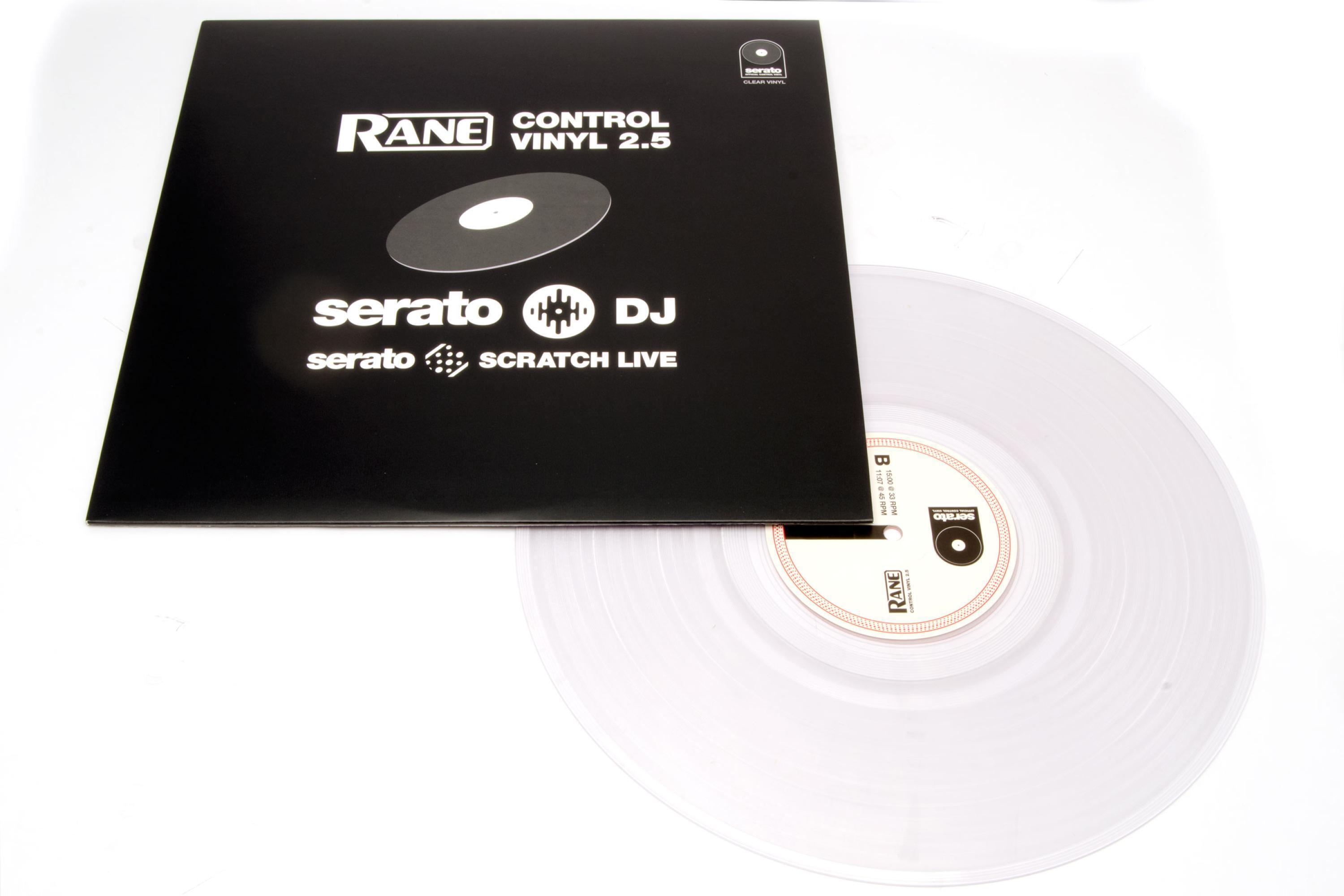 Rane Serato Control Vinyl - Clear | Sweetwater