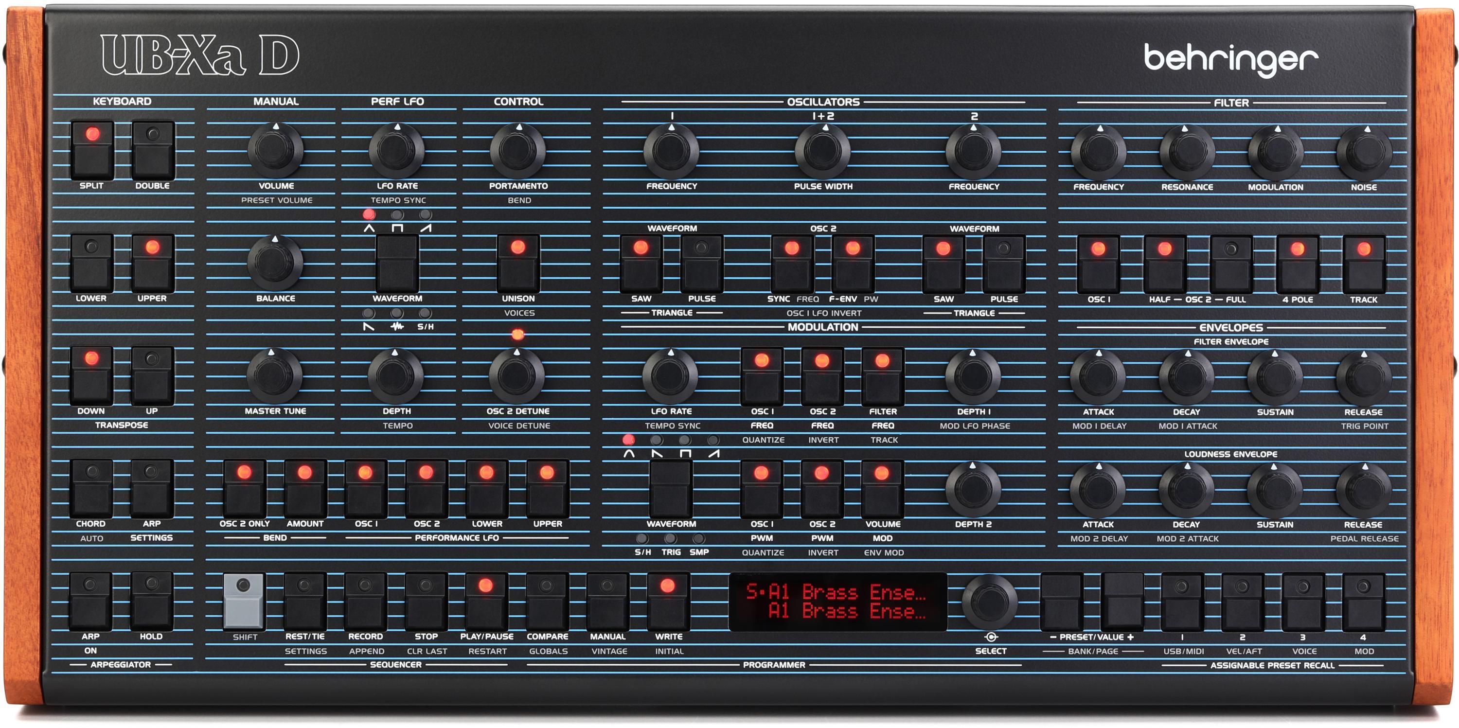 Behringer UB-Xa D 16-voice Multi-timbral Polyphonic Desktop Analog ...