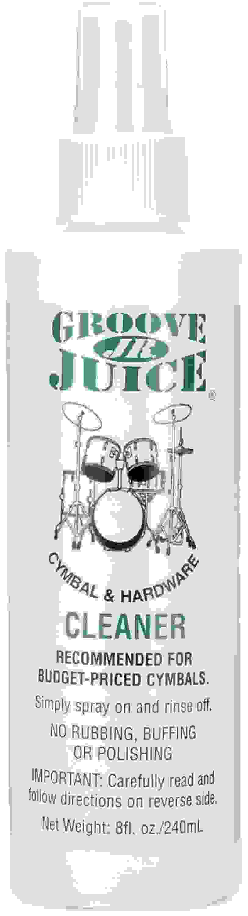 Groove Juice Groove Juice Jr. Cymbal Cleaner - 8-oz. Bottle | Sweetwater