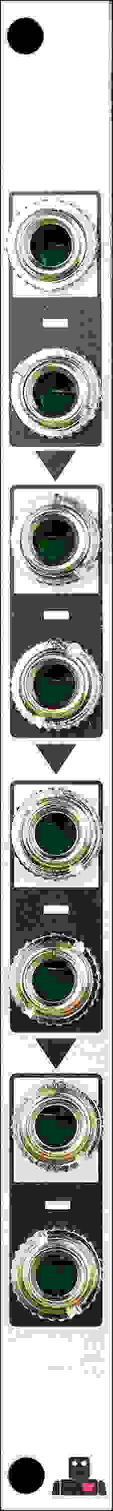 Intellijel Quad Inverter CV Inverter / Audio Buffer Eurorack Module ...