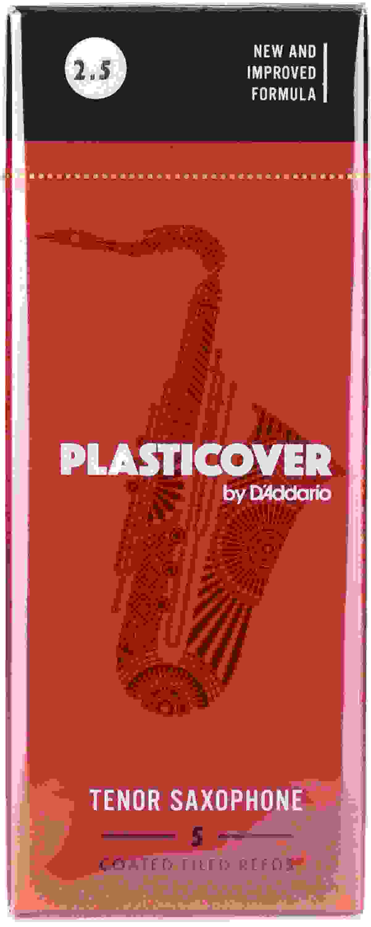 D'Addario Plasticover Tenor Saxophone Reeds - 2.5 (5-pack) | Sweetwater