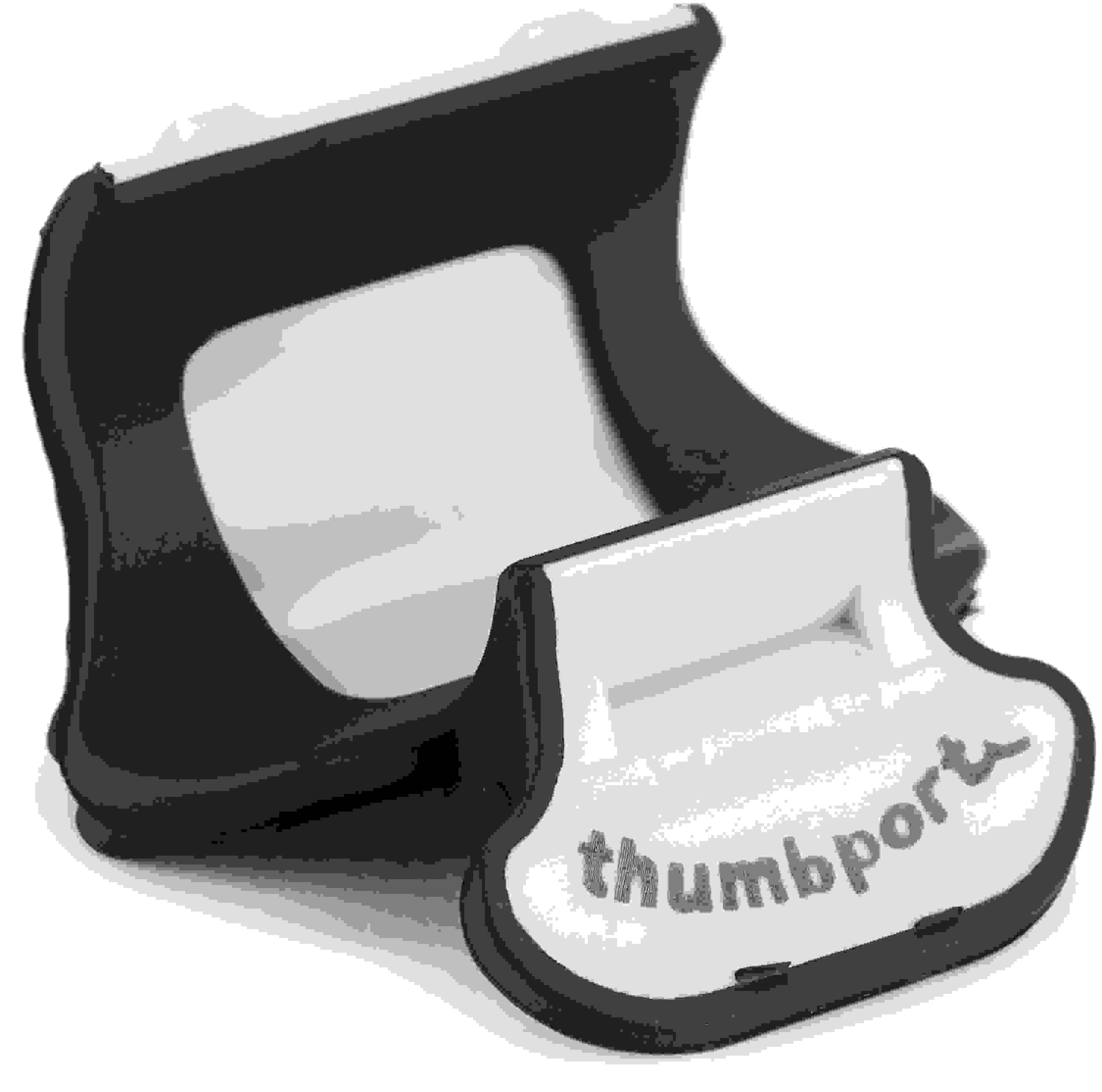 Thumbport Right Thumb Balance Aid for Flute - Black and Grey | Sweetwater