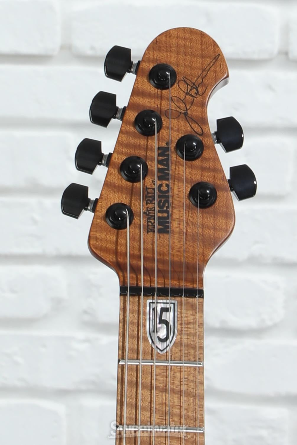 Ernie Ball Music Man JP15 6 John Petrucci Signature Electric Guitar - Green Tiger Eye, Maple ...