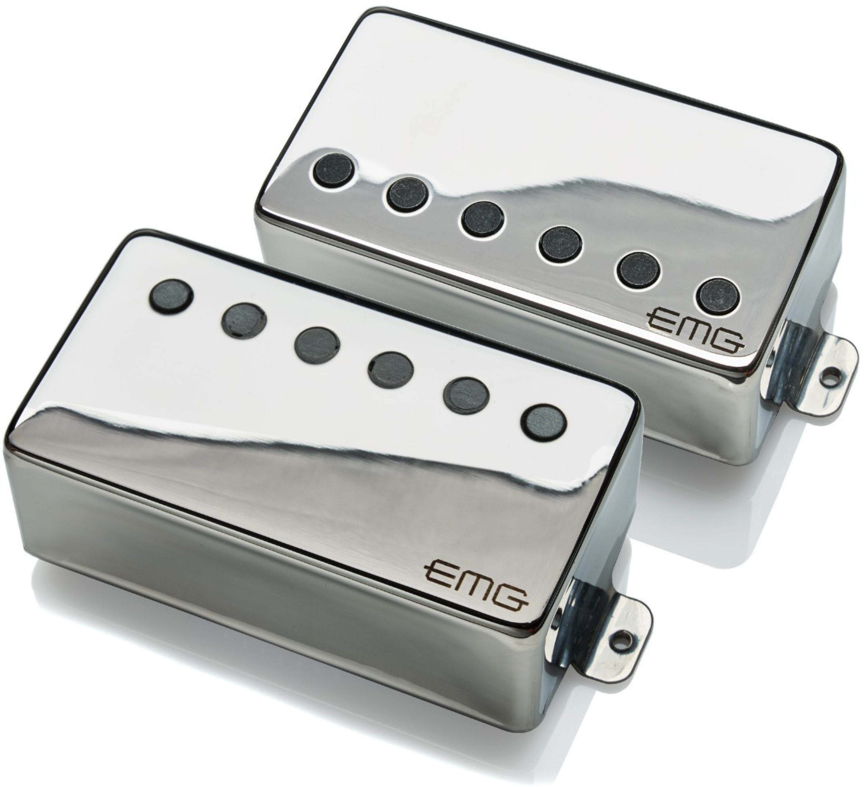 EMG 57/66 TW Dual Mode Neck and Bridge Pickup Set - Long Shaft - Chrome ...