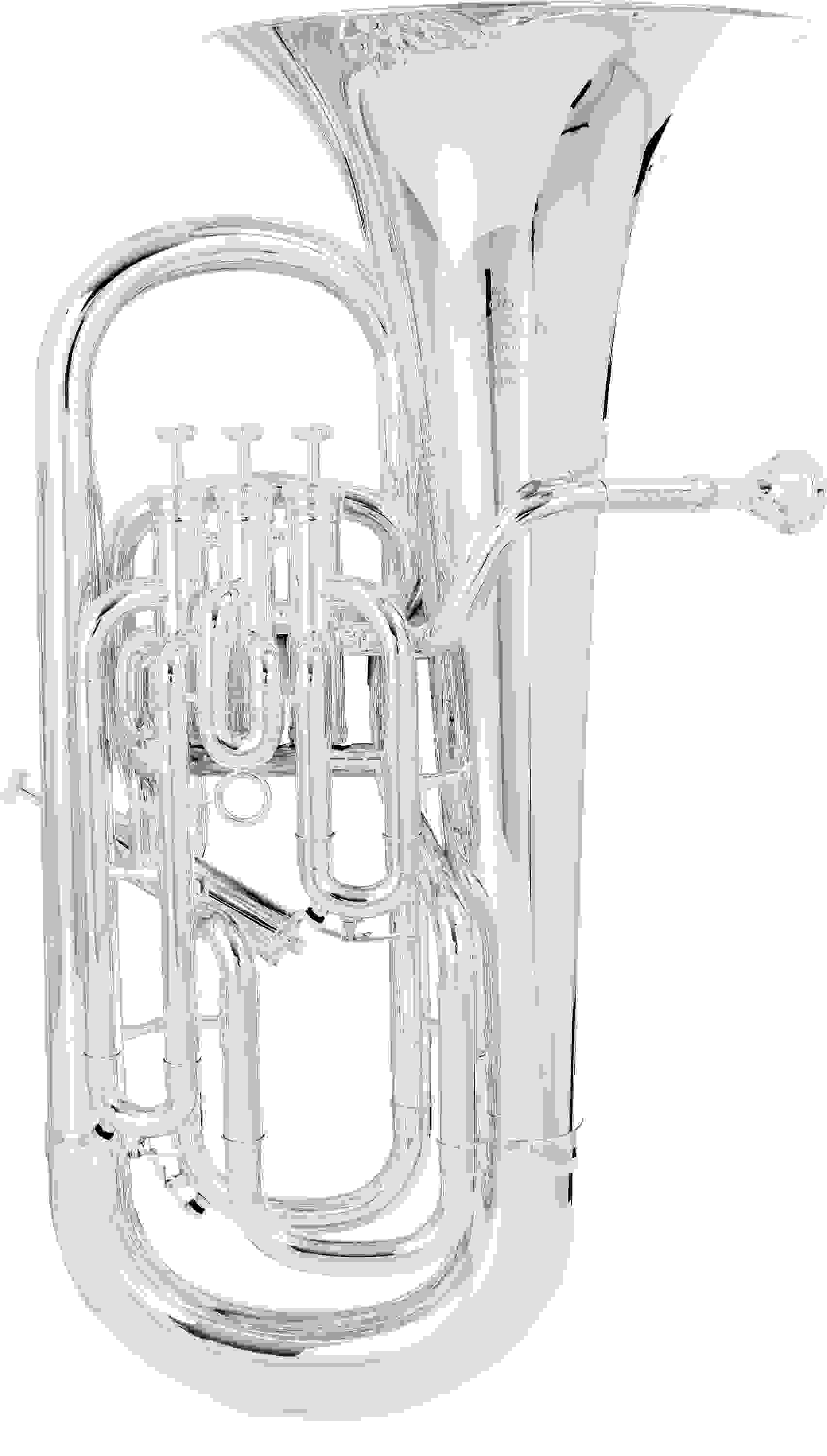 Besson BE165 Prodige Non-compensating Euphonium - 4 Valve (3+1), Silver ...